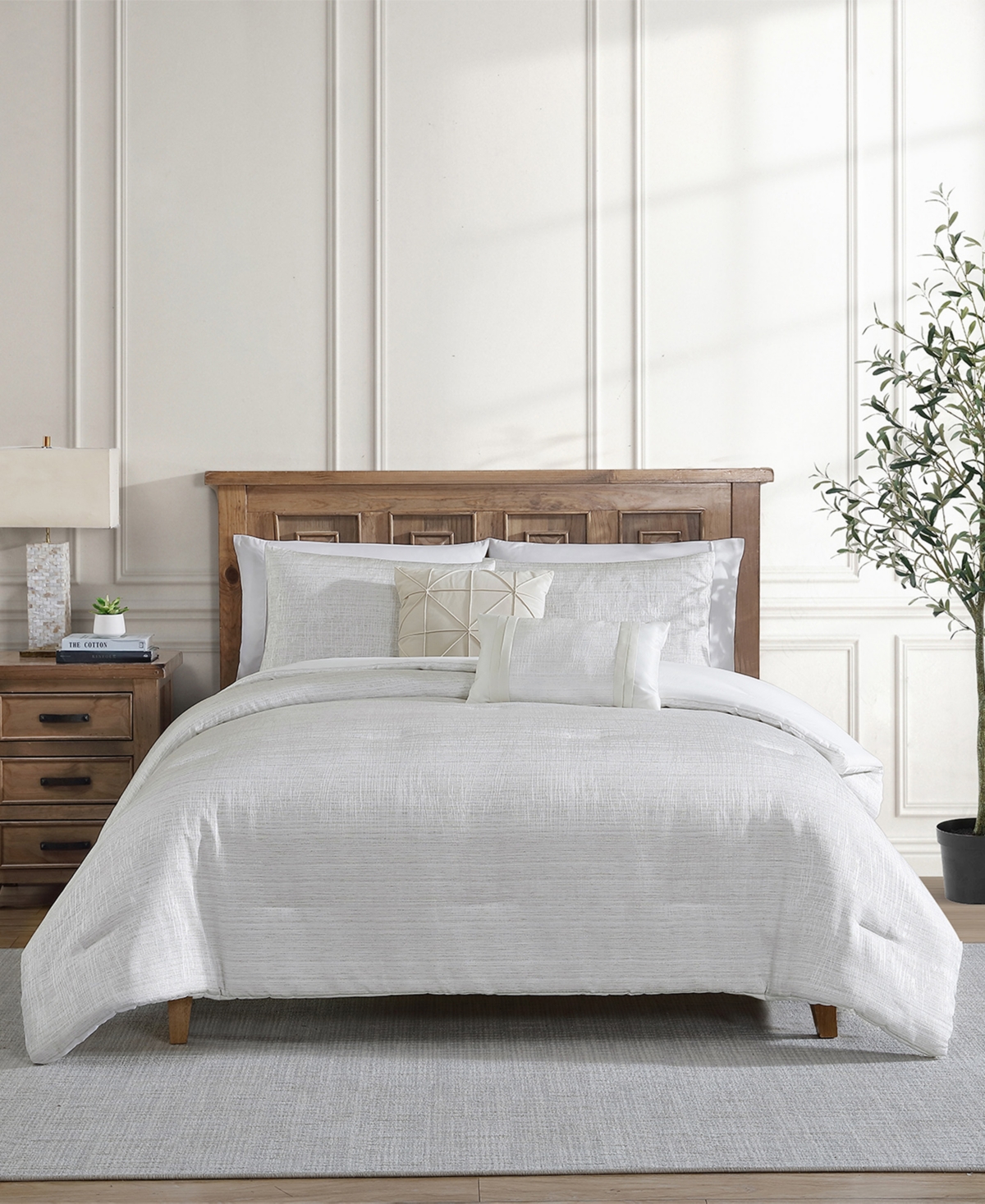 Click here for Vcny Home Olivia Jacquard 5-Pc. Comforter Set  Kin... prices