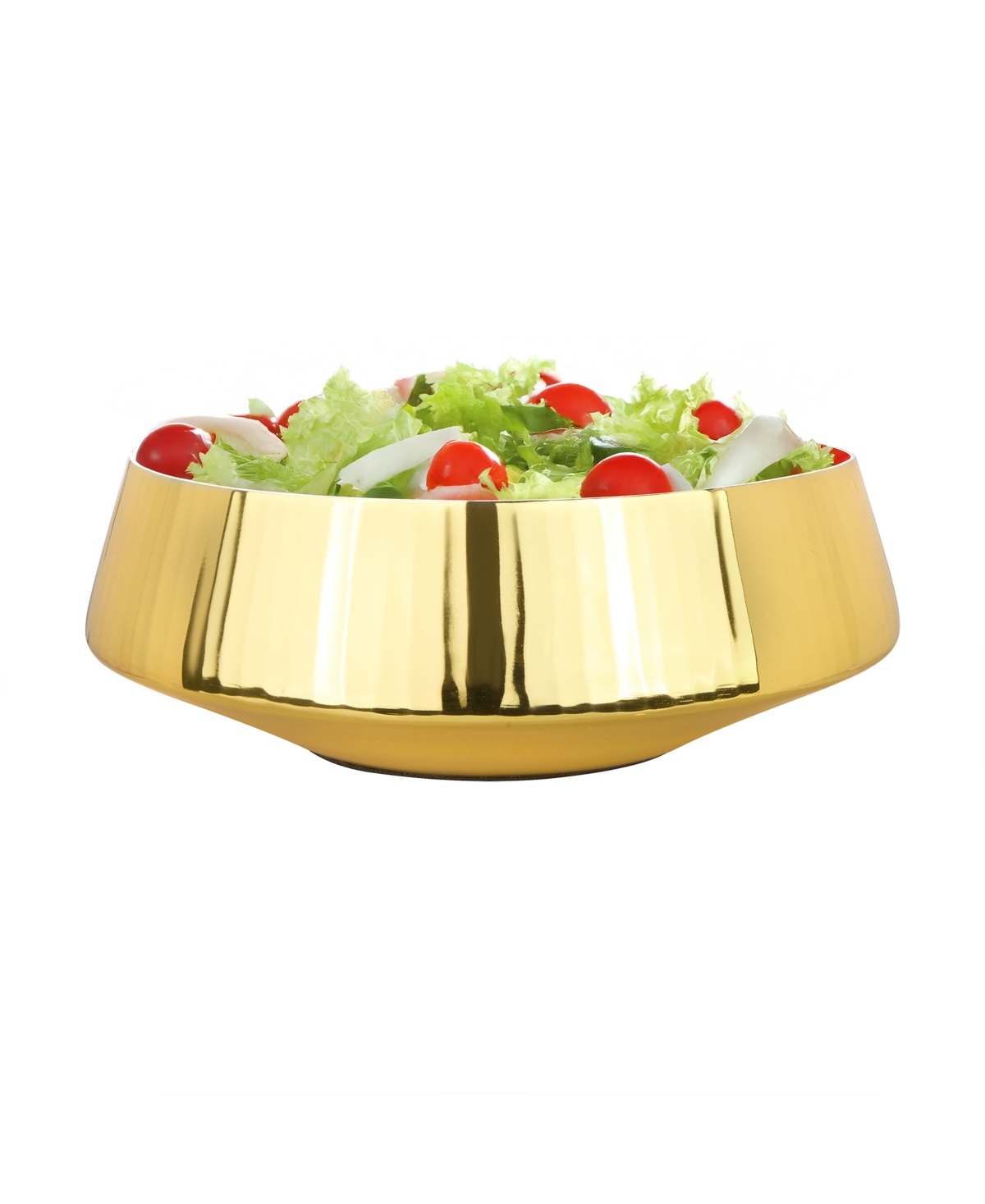 Click here for Classic Touch 80 oz. Fruit Bowl  9.8 - Gold  White prices