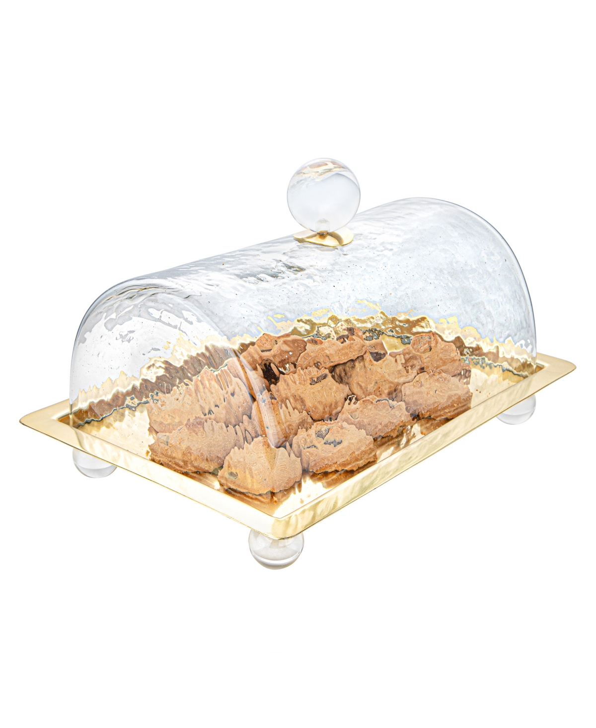 Click here for Classic Touch Rectangle Cake Plater  10.2 - Gold... prices
