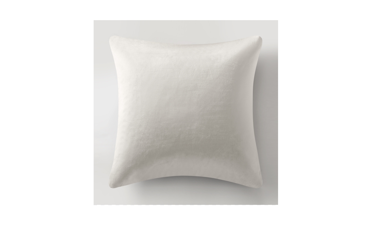 Click here for Z Gallerie Glisten Velvet Pillow 22 - Ivory prices