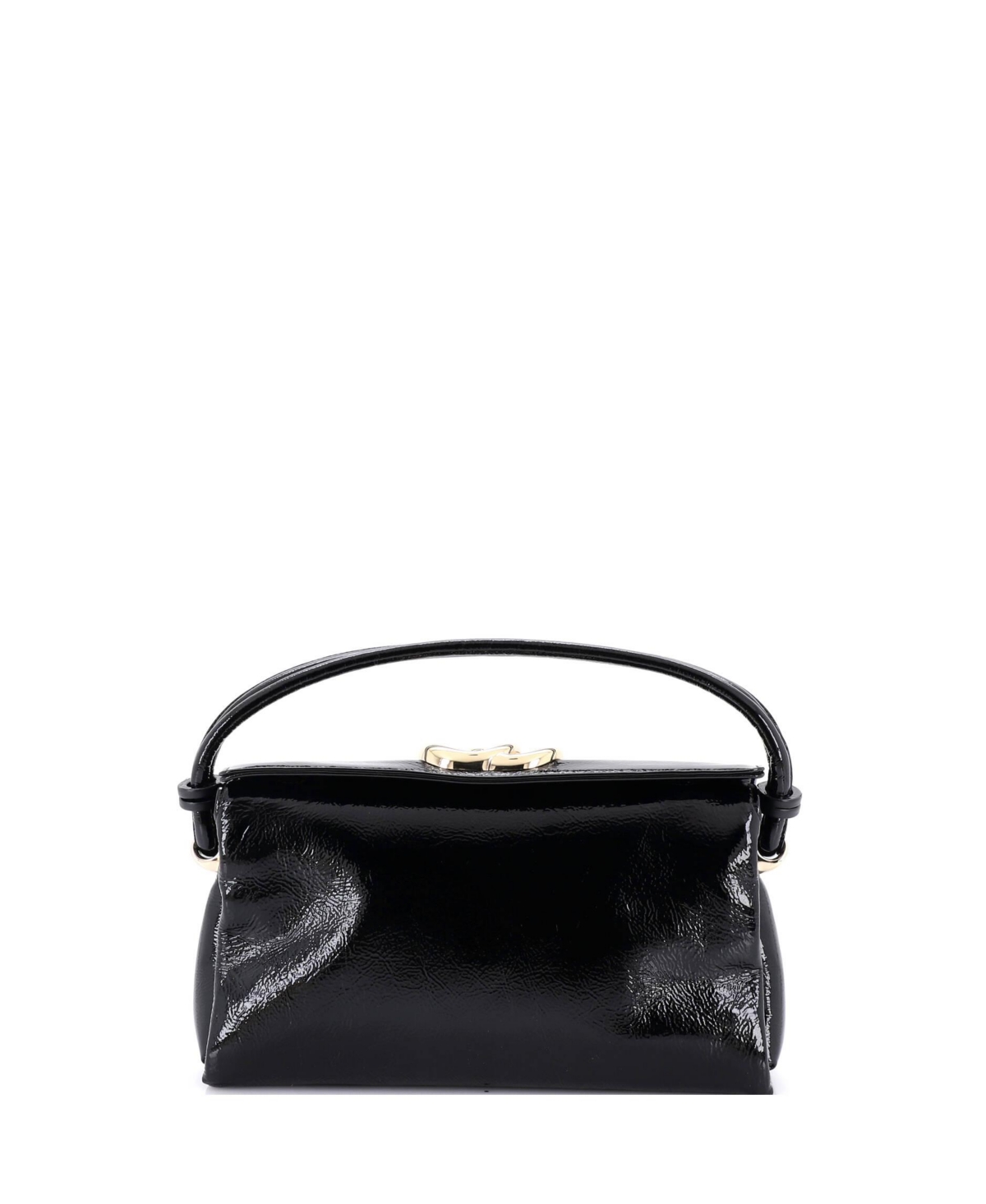 Click here for Pre-Owned Gucci Small Gg Soft Top Handle Bag Paten... prices