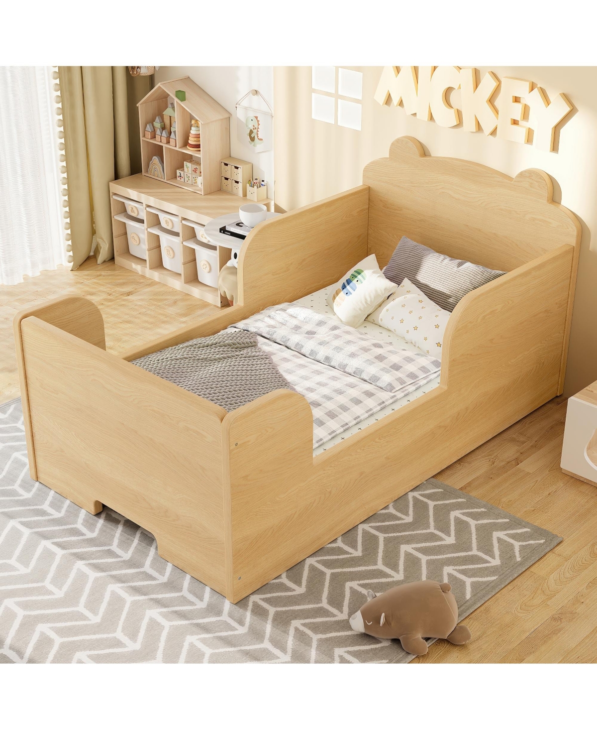 Click here for Rainsken Low-Profile Twin Size Kids Floor Bed Fram... prices