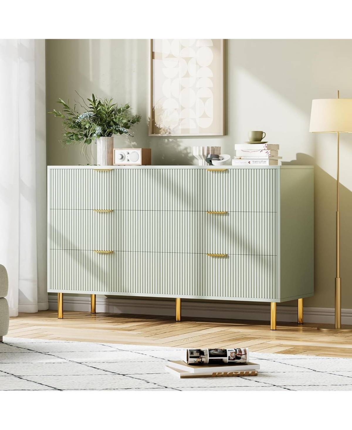 Click here for gaomon 6 Drawer Dresser for Bedroom  Large Dresser... prices