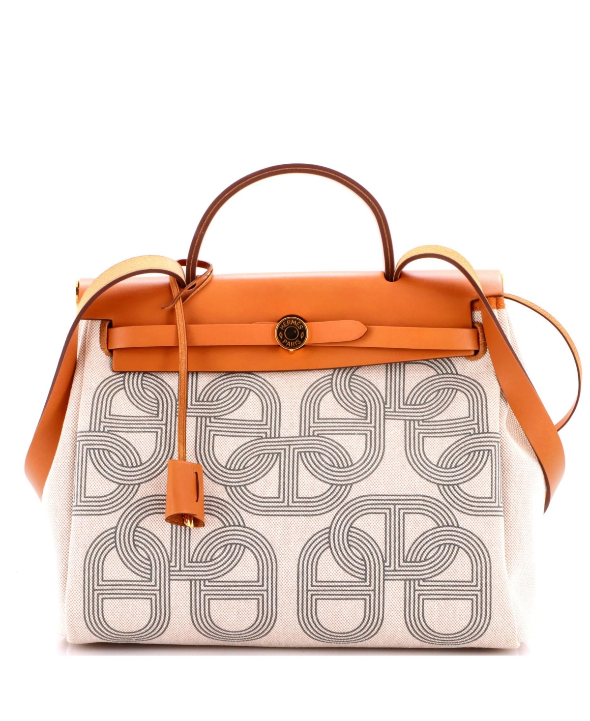 Click here for Pre-Owned HERMES 31 Herbag Zip Circuit 24 Vache Hu... prices