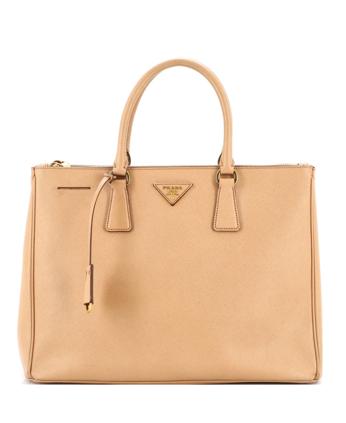 Click here for Pre-Owned Prada Large Double Zip Lux Tote Saffiano... prices