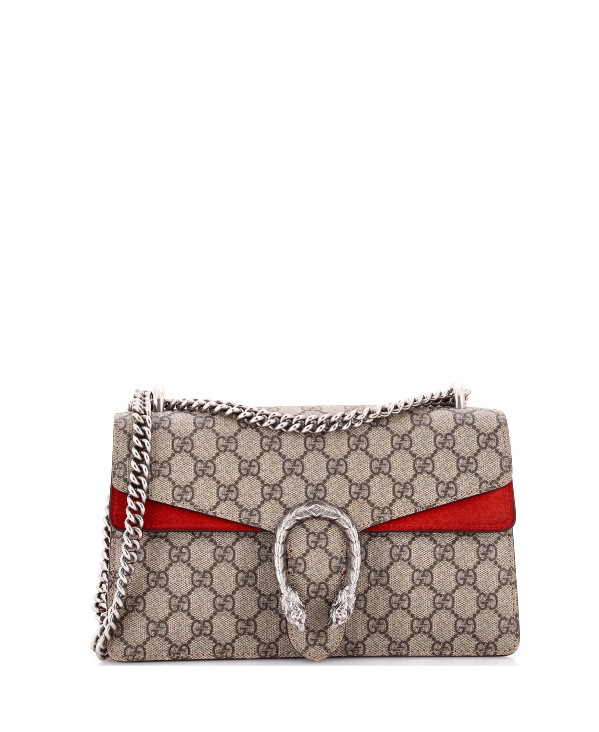 Click here for Pre-Owned Gucci Small Dionysus Bag Gg Coated Canva... prices