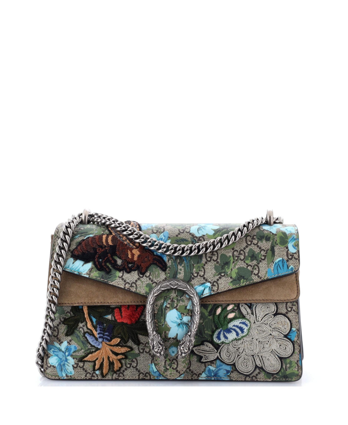 Click here for Pre-Owned Gucci Small Dionysus Bag Embroidered Pri... prices