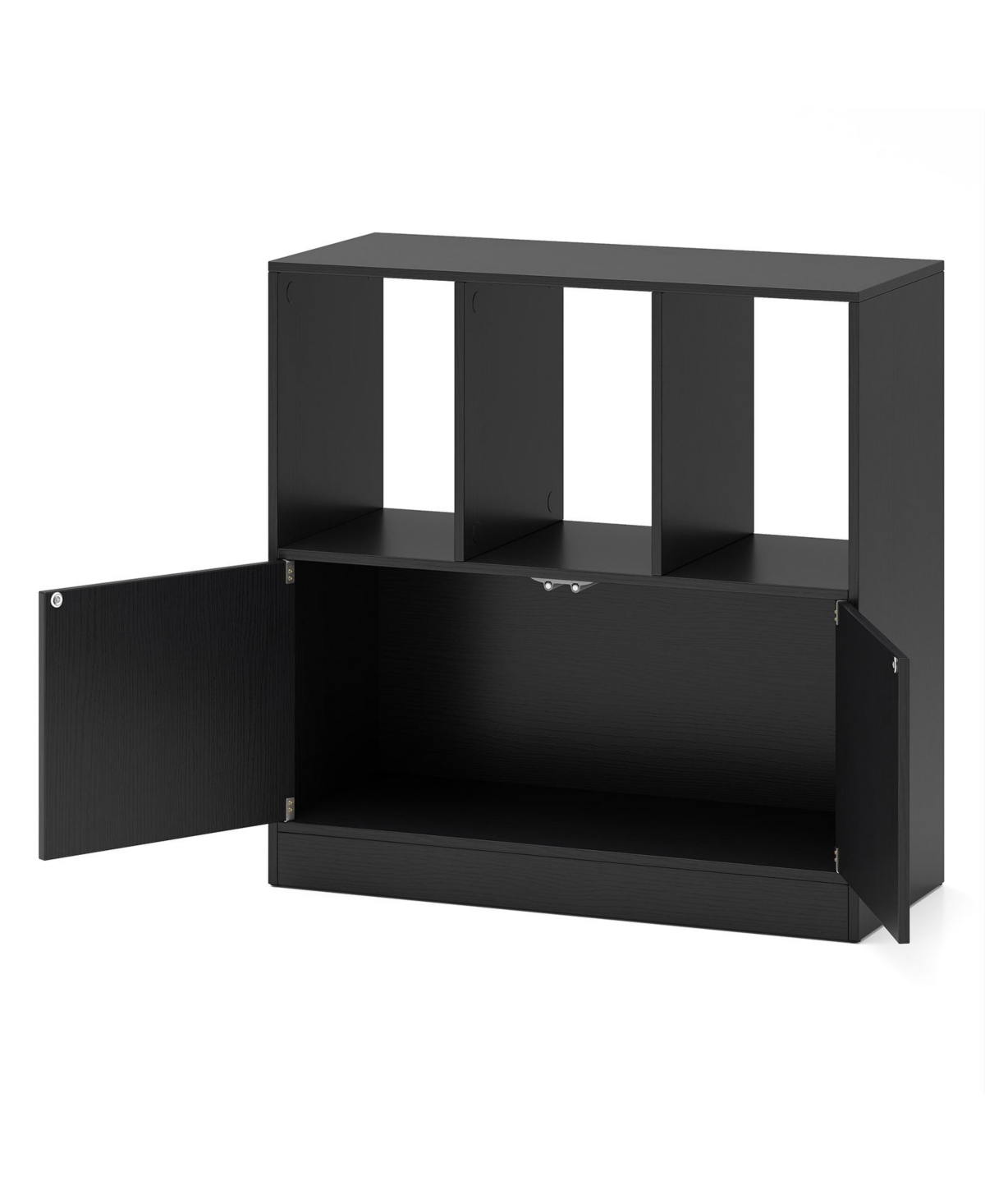 Click here for Slickblue 3-Cube Bookcase with Doors 3-Tier Cubic... prices
