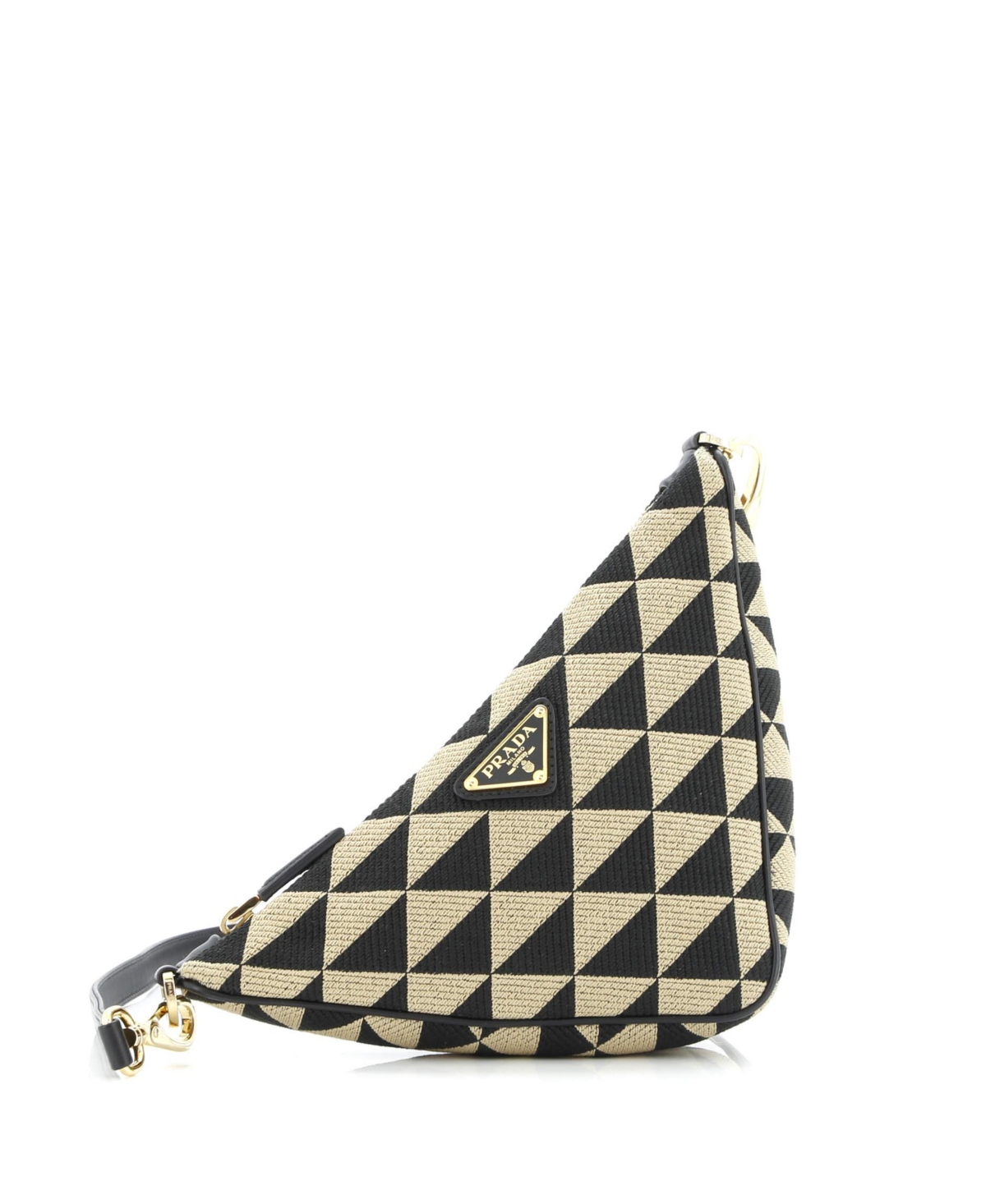 Click here for Pre-Owned Prada Mini Symbole Triangle Bag Jacquard... prices