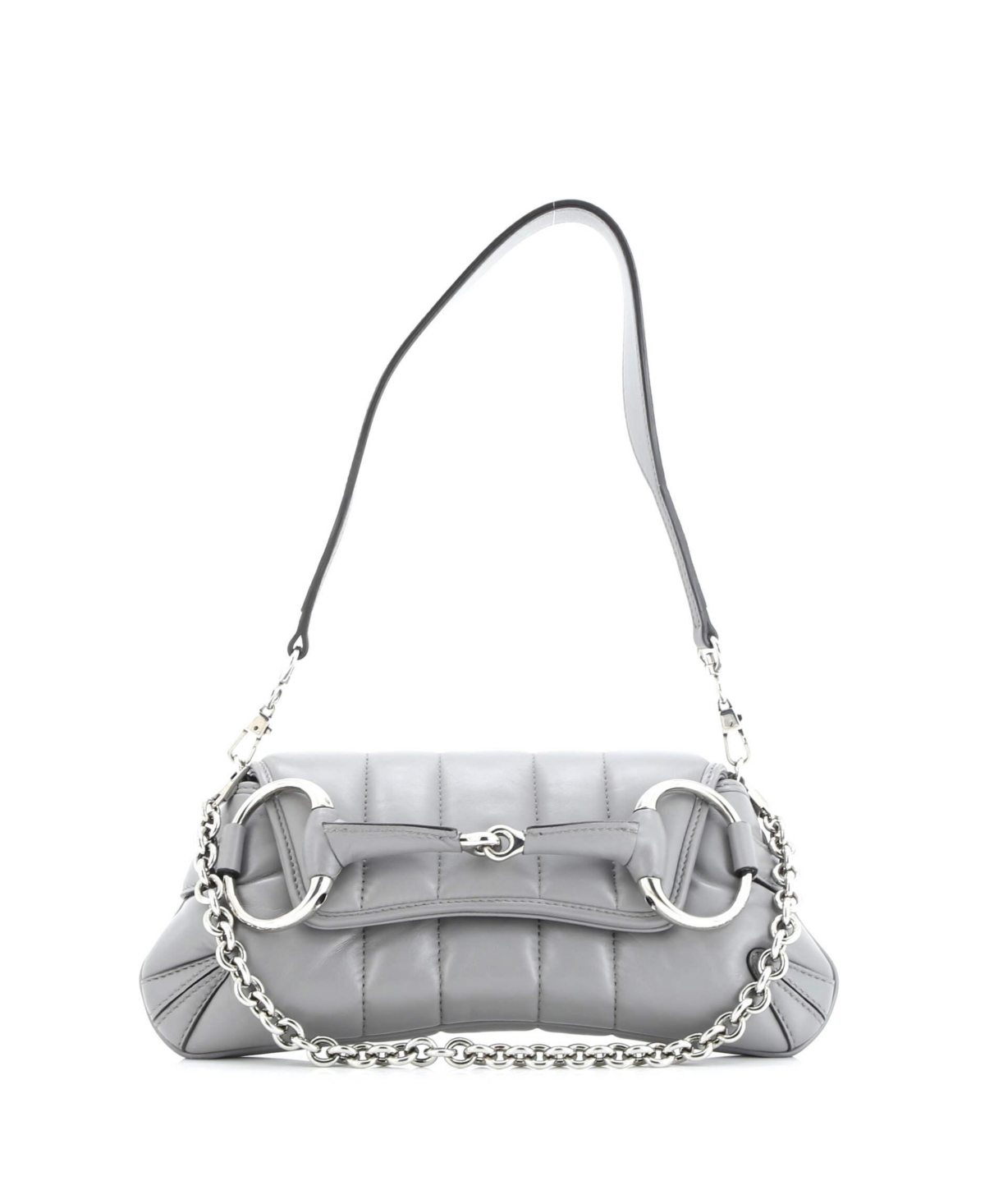Click here for Pre-Owned Gucci Small Horsebit Chain Shoulder Bag... prices