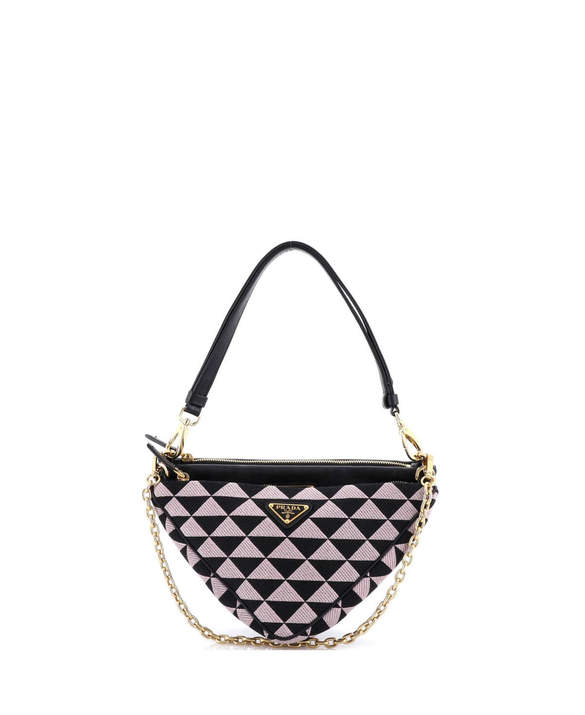 Click here for Pre-Owned Prada Mini Double Symbole Triangle Bag L... prices
