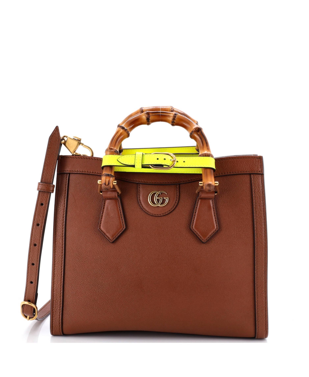 Click here for Pre-Owned Gucci Small Diana Nm Bamboo Handle Tote... prices