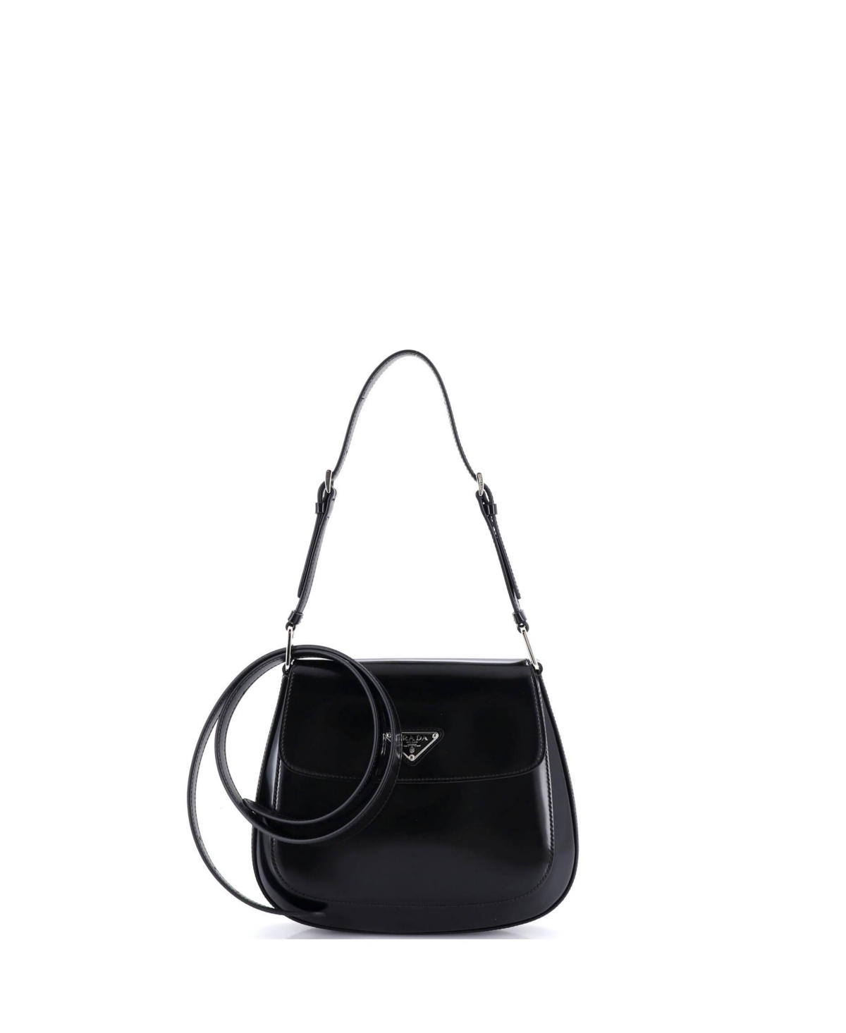 Click here for Pre-Owned Prada Small Cleo Flap Shoulder Bag Spazz... prices