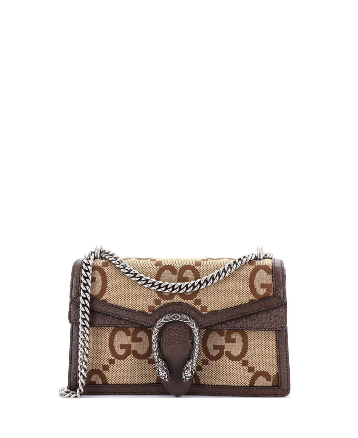 Click here for Pre-Owned Gucci Small Dionysus Bag Jumbo Gg Canvas... prices