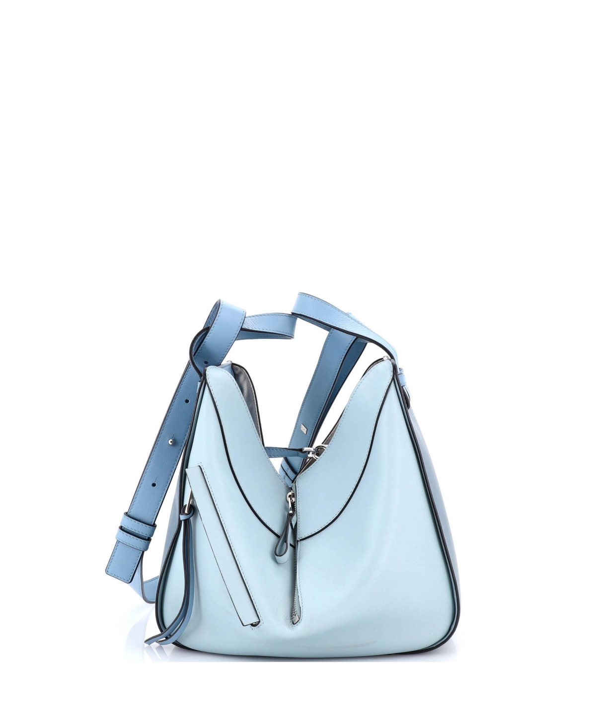 Click here for Pre-Owned Loewe Small Hammock Bag Leather - Blue prices