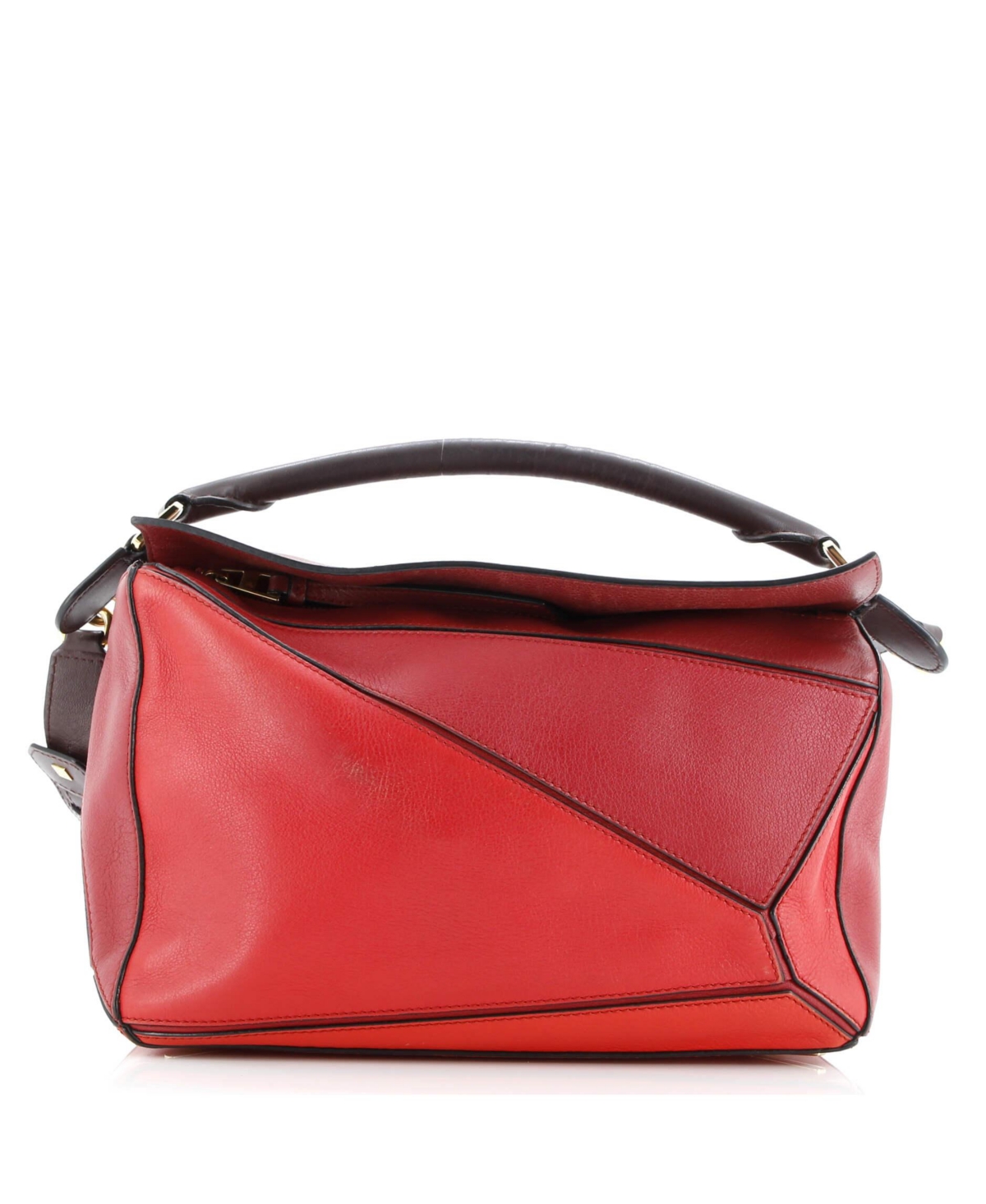 Click here for Pre-Owned Loewe Medium Puzzle Bag Leather - Red prices