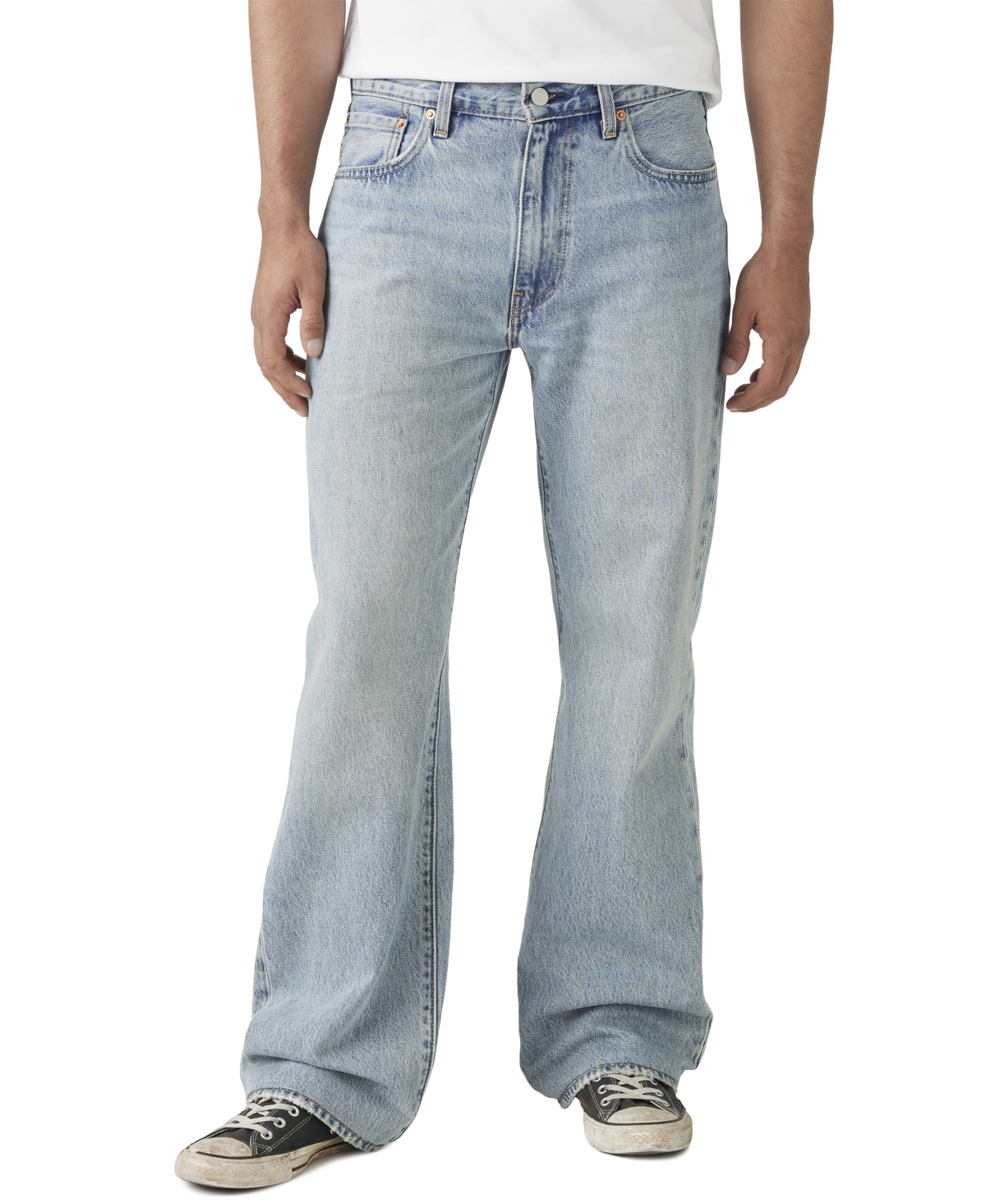 Click here for Levis Mens Regular-Fit Flare Jeans - Home Court prices