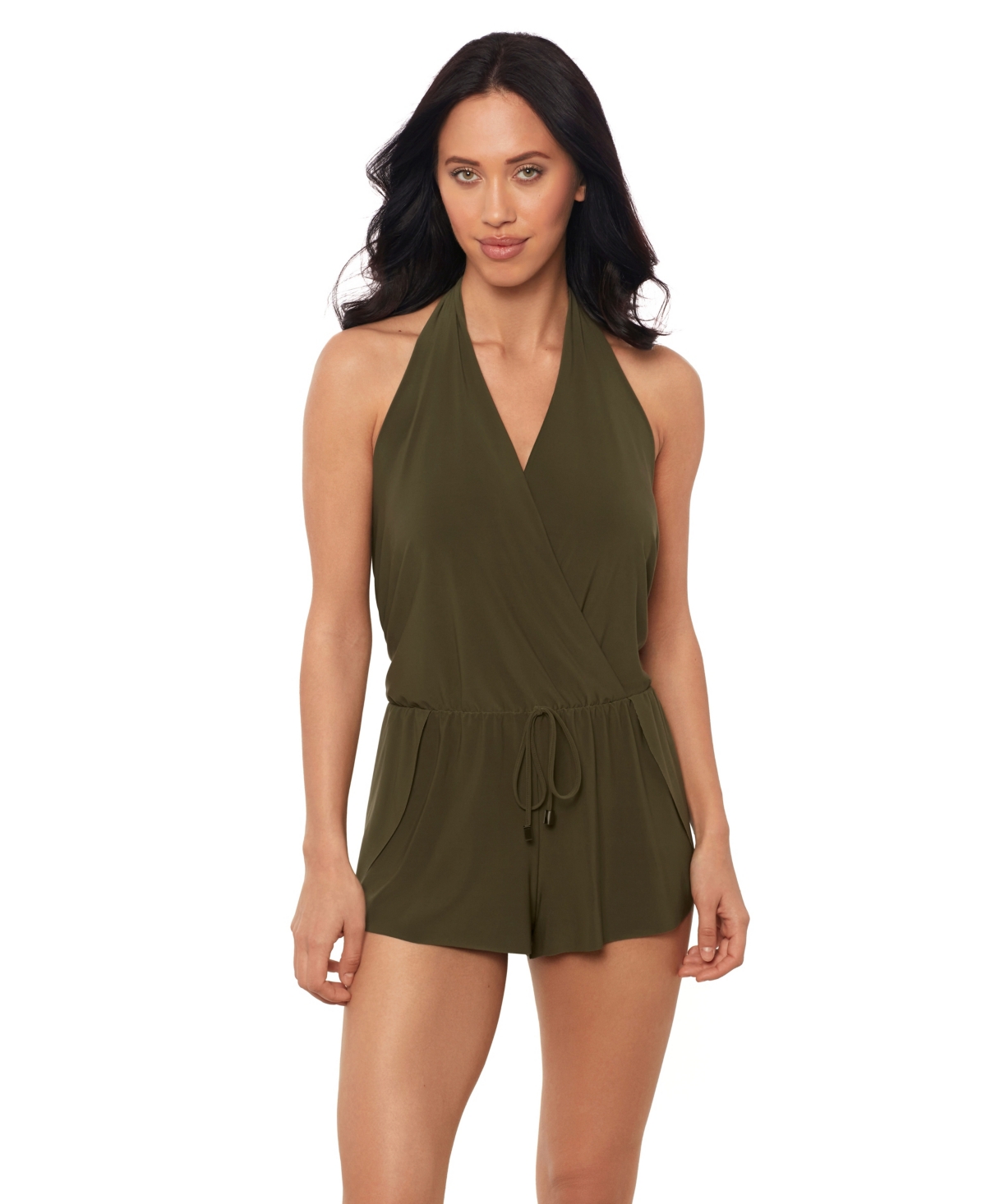 Womens Magicsuit Solids Bianca Swim Romper - Bamboo
