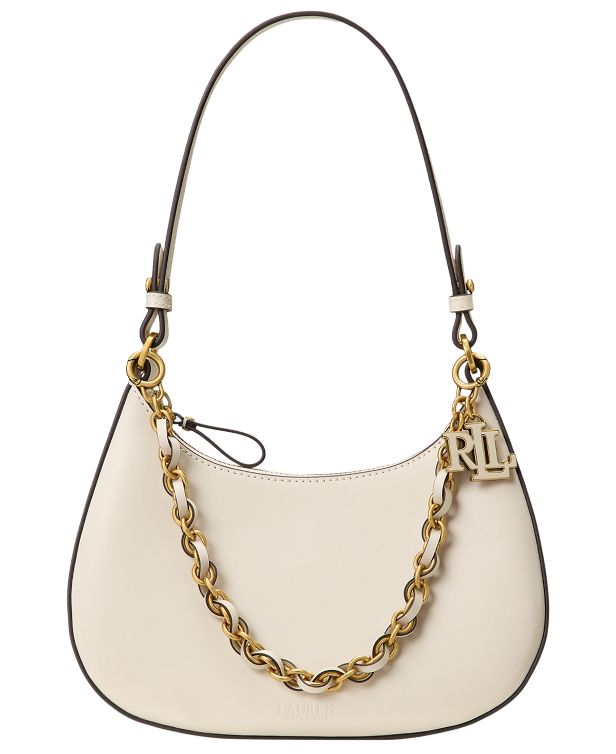 Click here for Lauren Ralph Lauren Marcy Medium Leather Shoulder... prices
