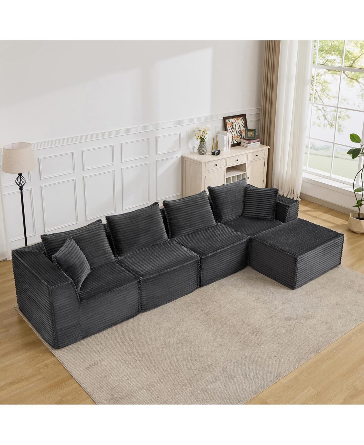 Click here for gaomon 137" Modular Sectional Cloud Couch for... prices