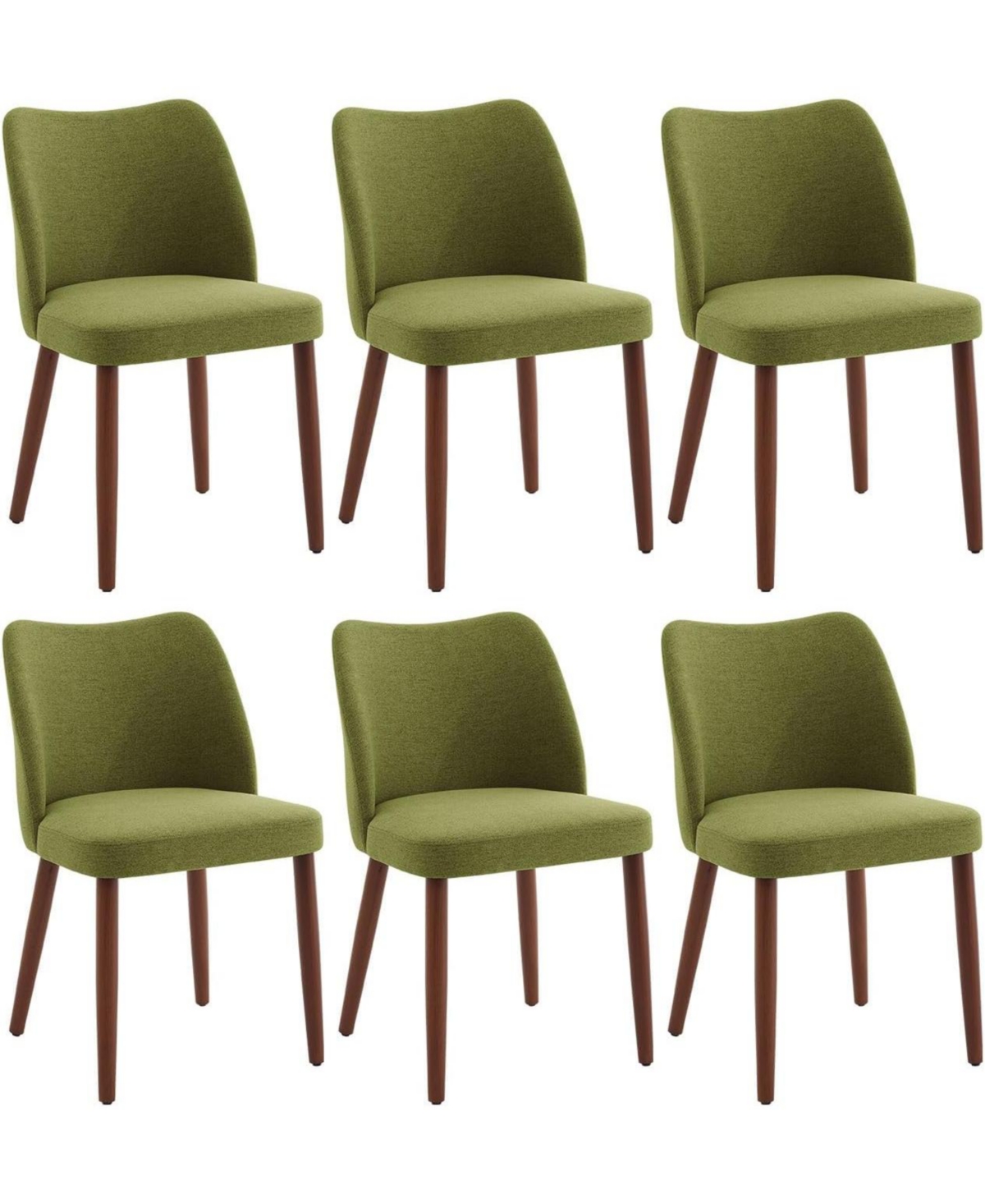 Click here for gaomon Linen Dining Chairs Set Upholstered Wingbac... prices