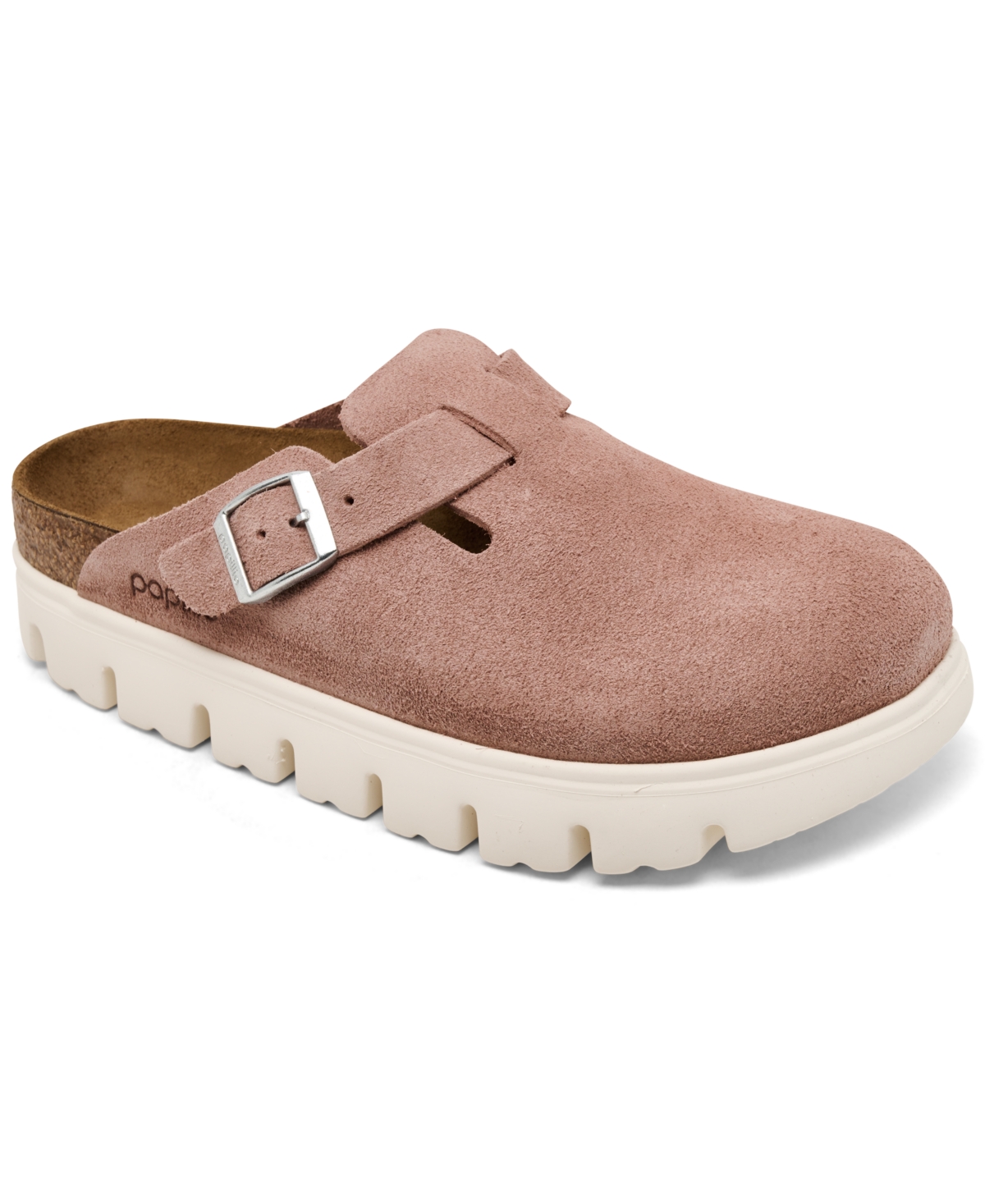 Click here for Birkenstock Womens Boston Chunky Suede Leather Pla... prices