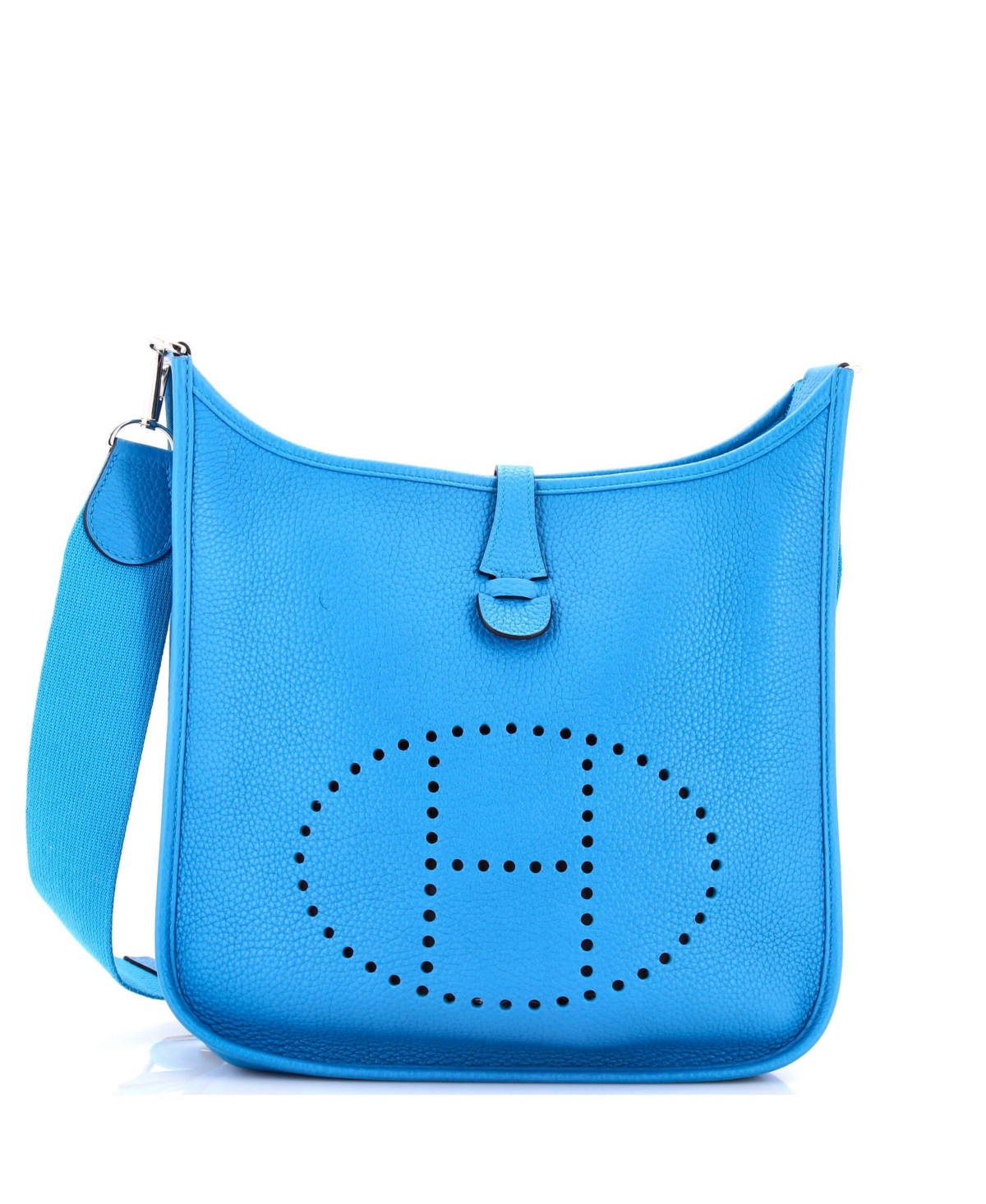 Click here for Pre-Owned HERMES Pm Evelyne Bag Gen Iii Clemence -... prices