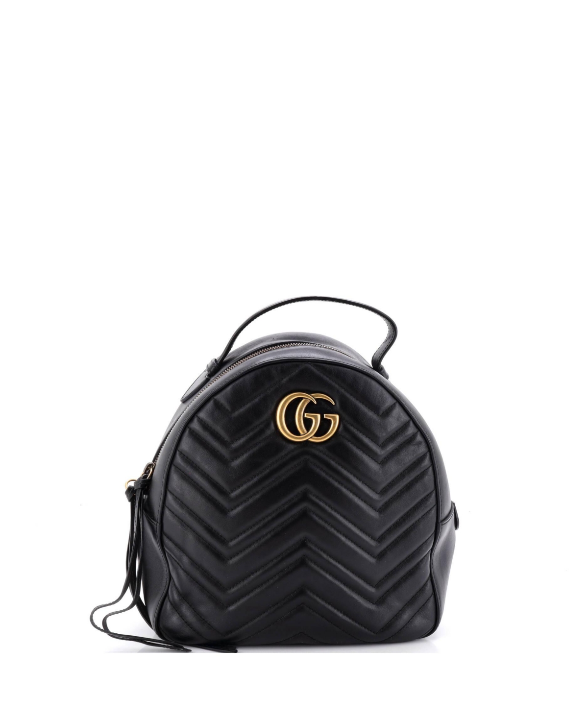 Click here for Pre-Owned Gucci Small Gg Marmont Backpack Matelass... prices