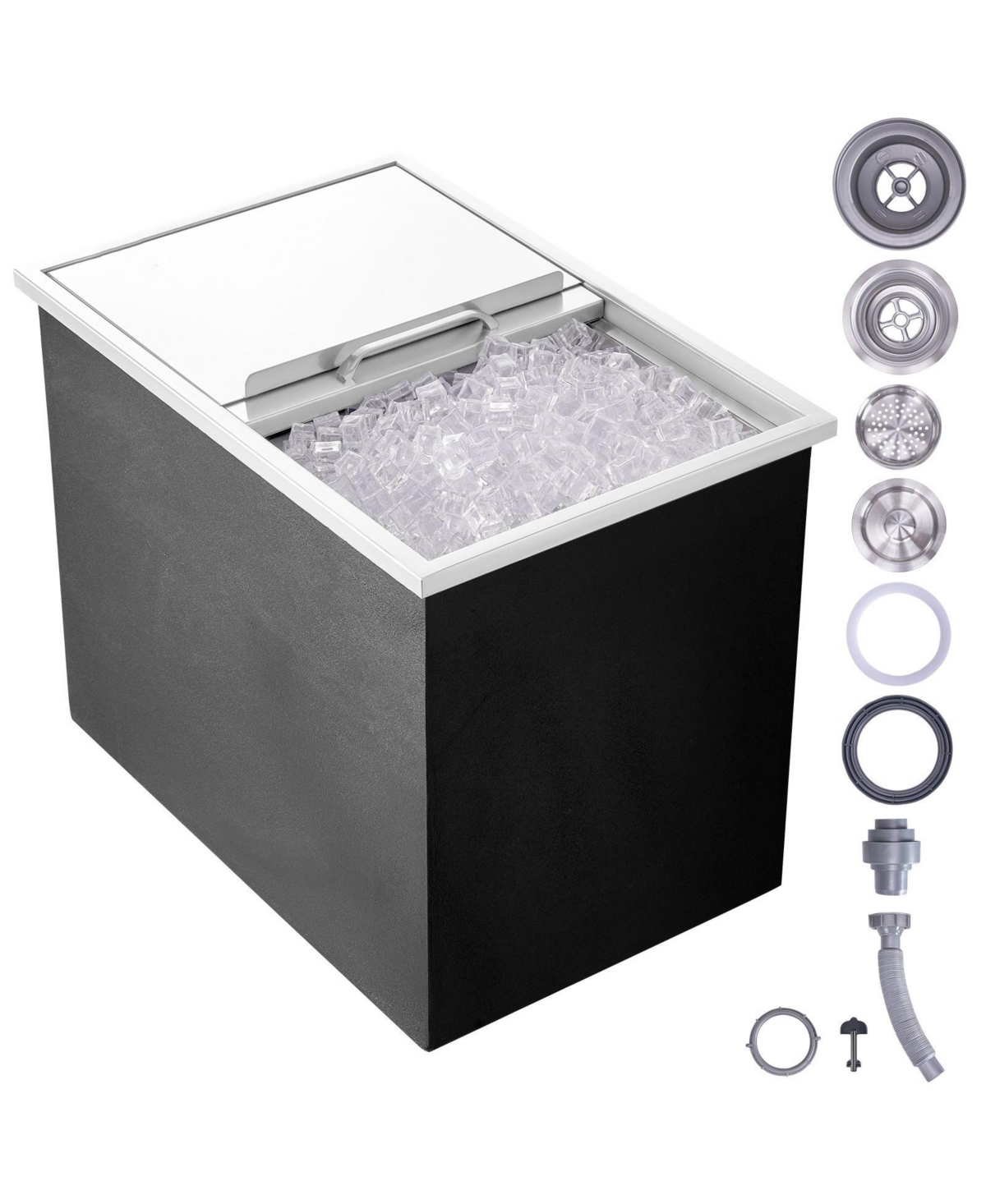 Click here for Mecale Drop-In Stainless Steel Ice Chest  40.9 Qt... prices
