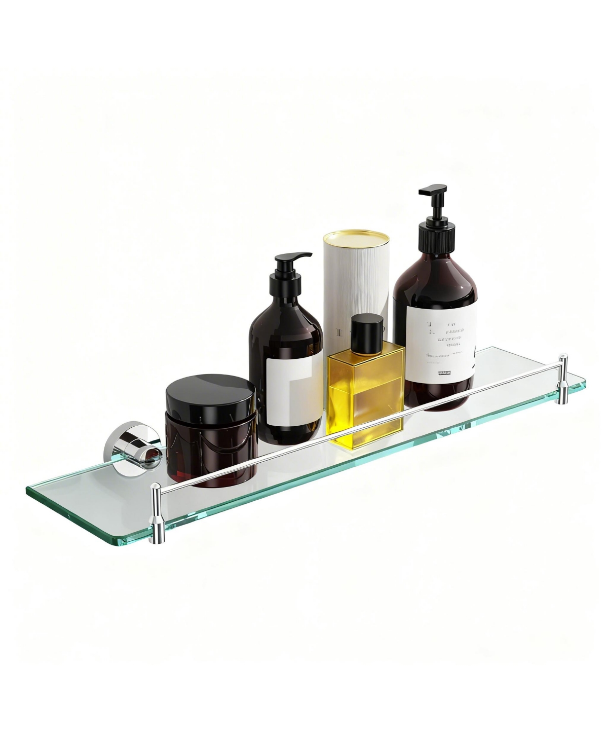 Click here for Yigii Glass Shelves Bathroom Chrome Stainless Stee... prices