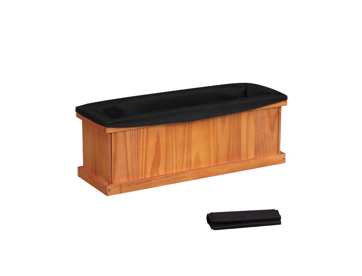 Click here for Slickblue Solid Fir Wood Raised Garden Bed with Li... prices