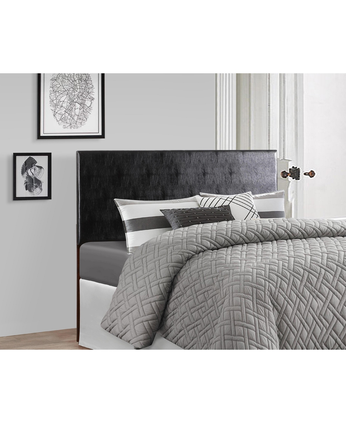 Click here for Flynama Contemporary Casual Bed Frame 41-53H x 63W... prices