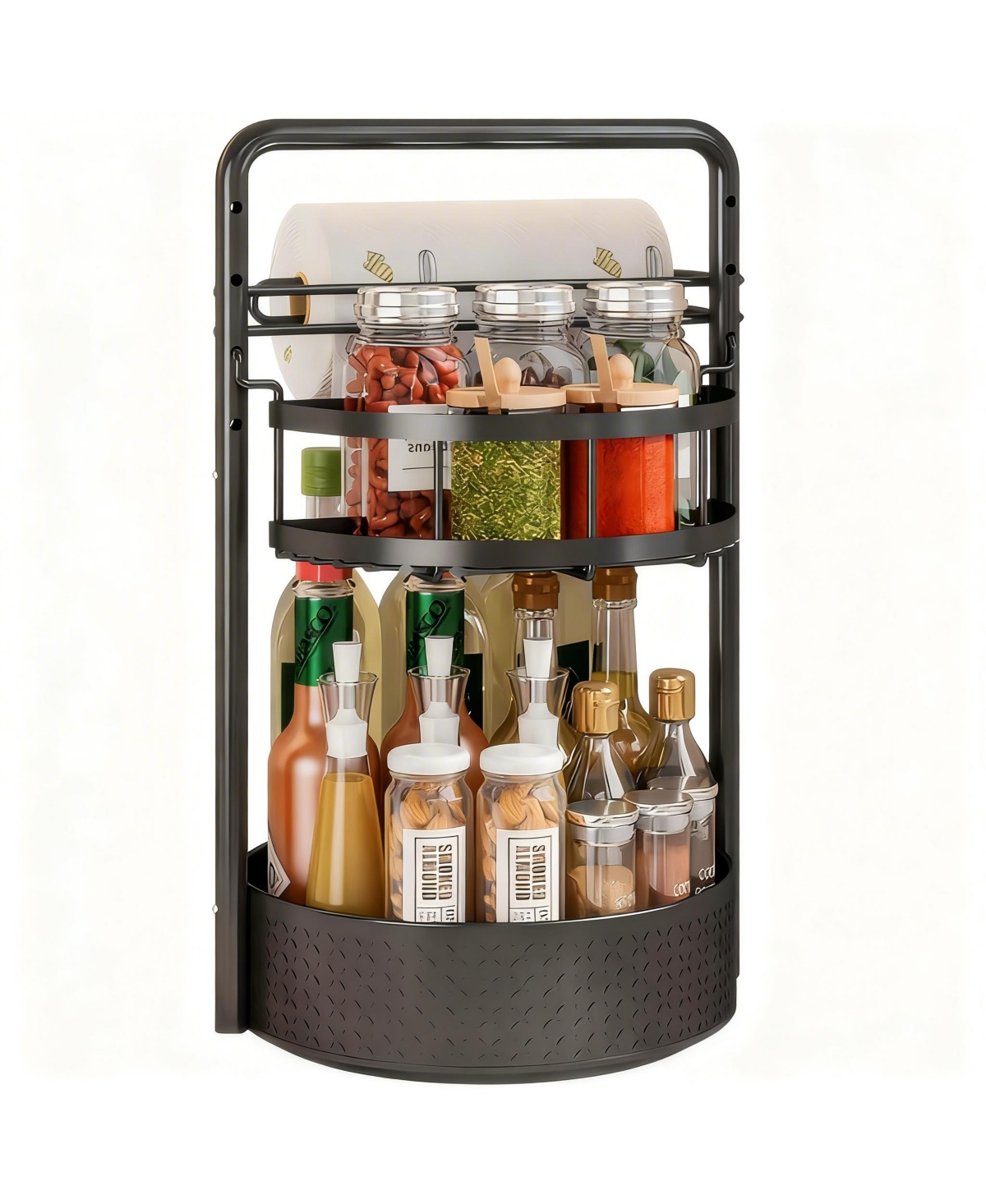 Click here for Yigii Rotating Spice shelf Paper Towel Holder 2 Ti... prices