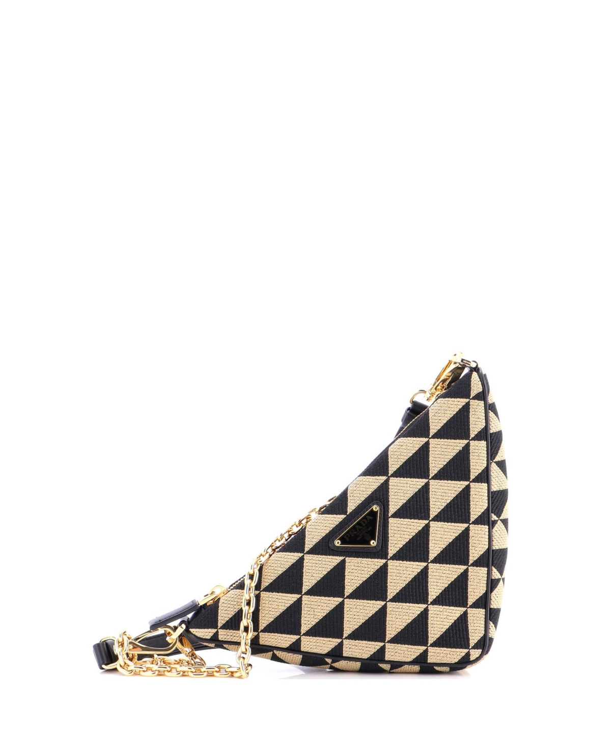 Click here for Pre-Owned Prada Mini Symbole Triangle Bag Jacquard... prices