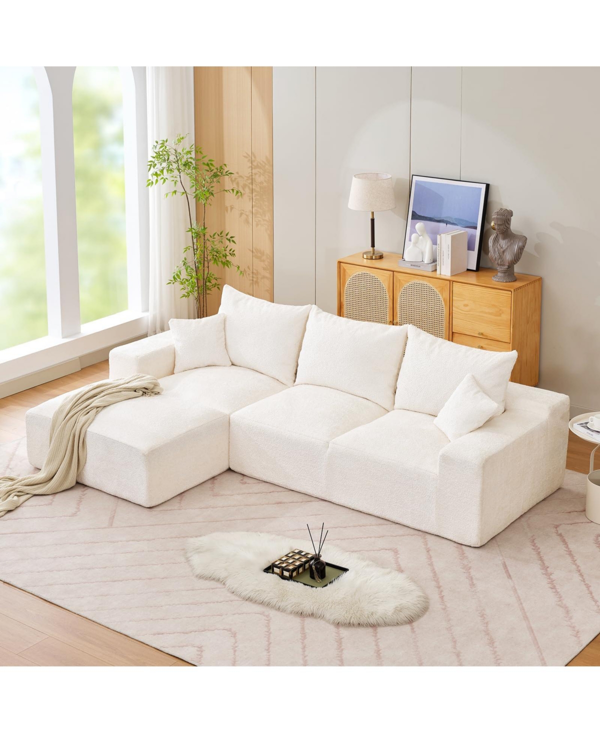 Click here for gaomon 110" Modular Sectional Sofa  L-Shaped... prices