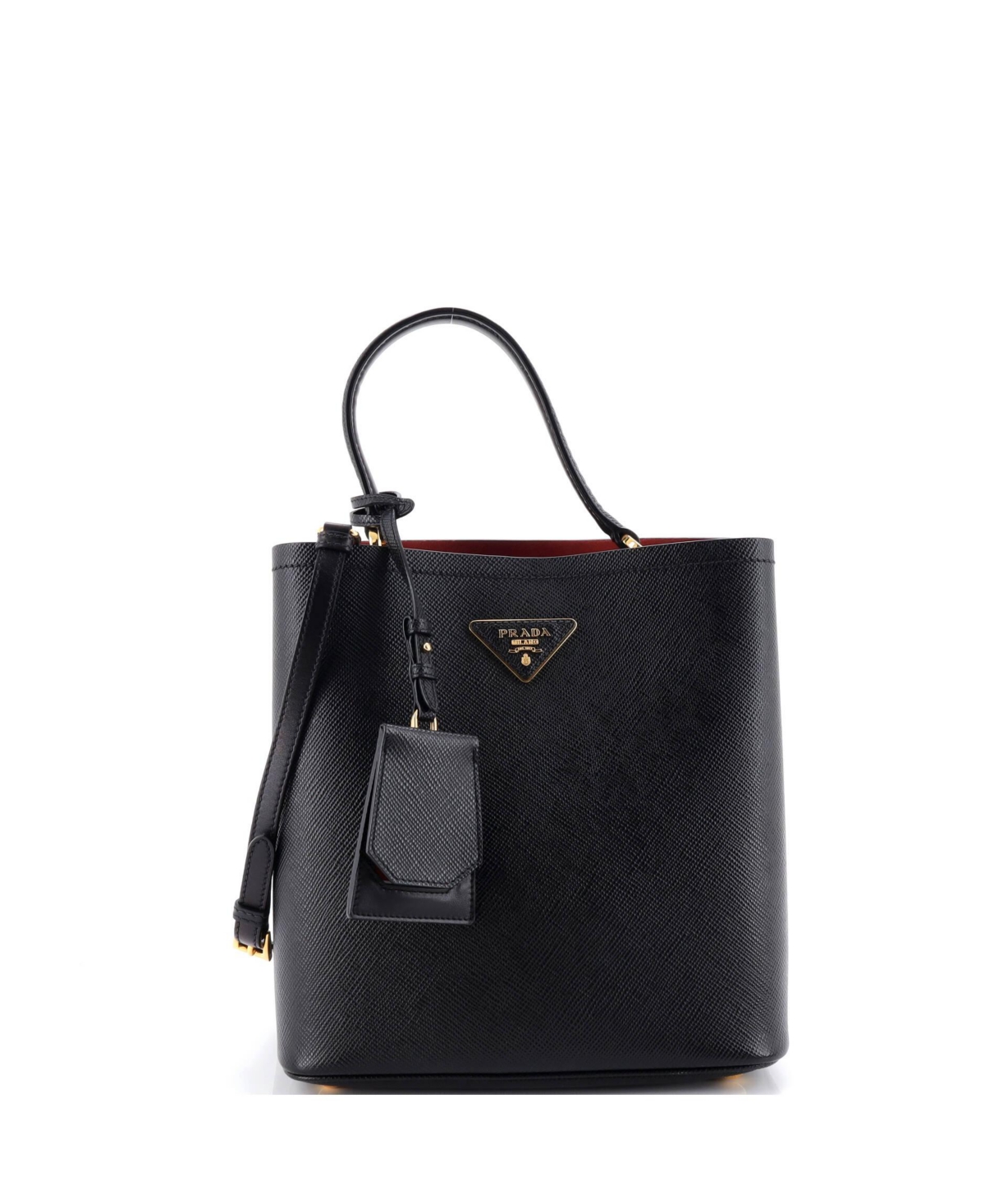 Click here for Pre-Owned Prada Medium Panier Bucket Bag Saffiano... prices