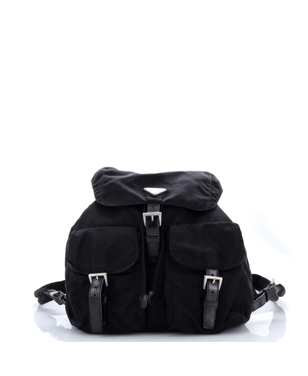 Click here for Pre-Owned Prada Medium Double Front Pocket Backpac... prices