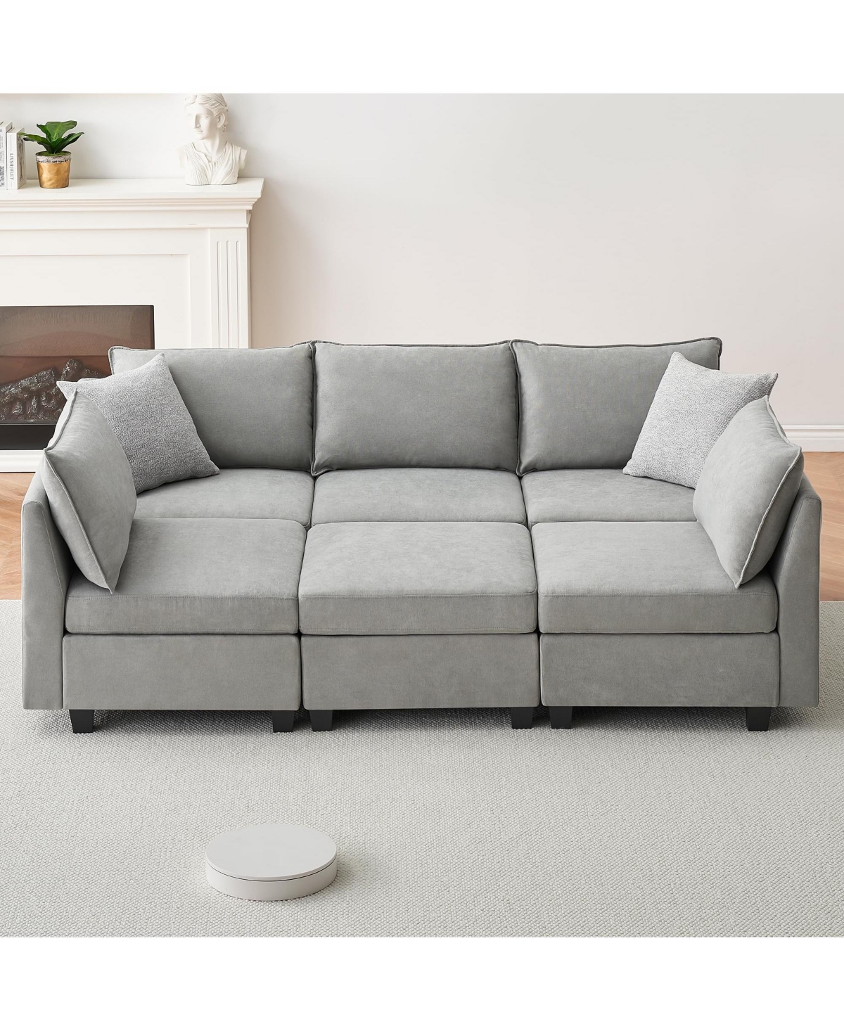 Click here for gaomon Modular Sectional Sofa  6 Seat Convertible... prices