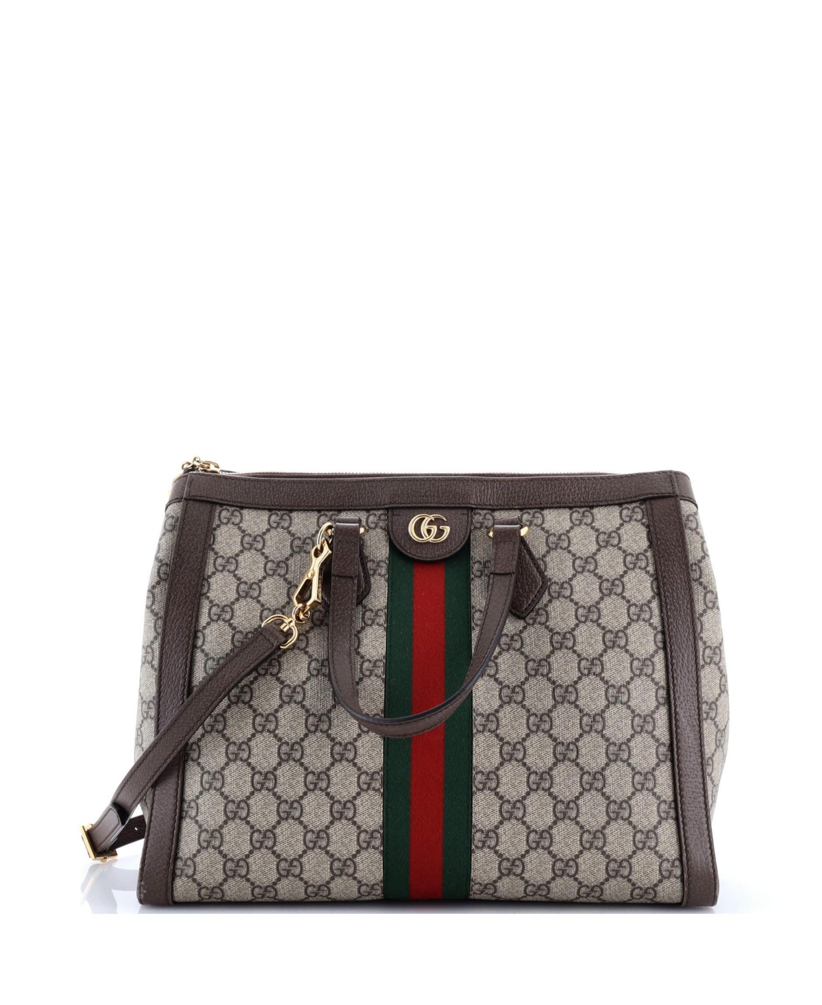 Click here for Pre-Owned Gucci Medium Ophidia Top Handle Tote Gg... prices