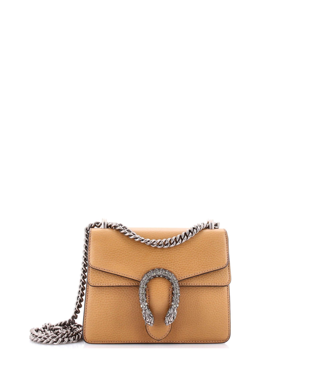 Click here for Pre-Owned Gucci Mini Dionysus Bag Leather - Natura... prices