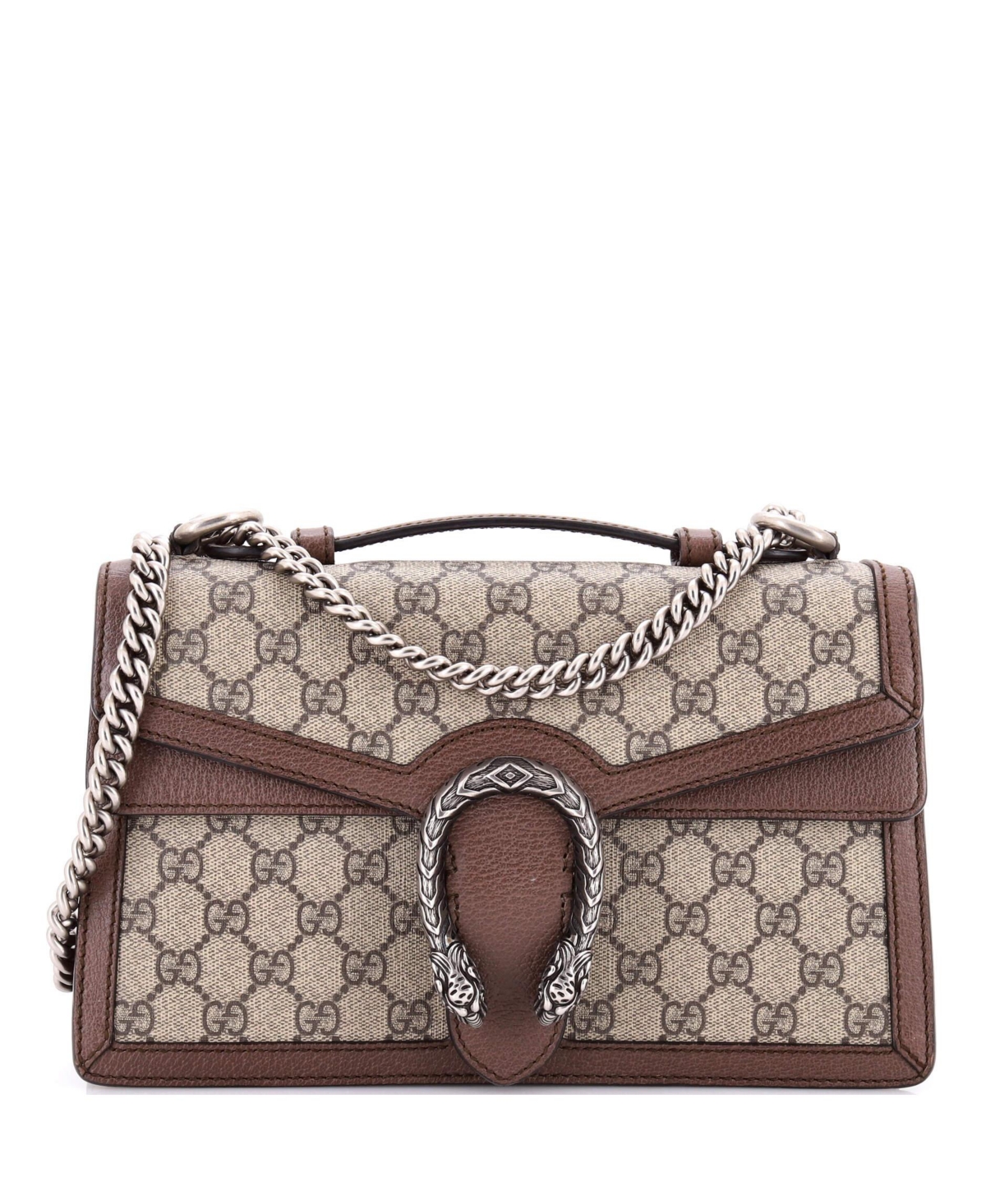 Click here for Pre-Owned Gucci Small Dionysus Top Handle Chain Ba... prices