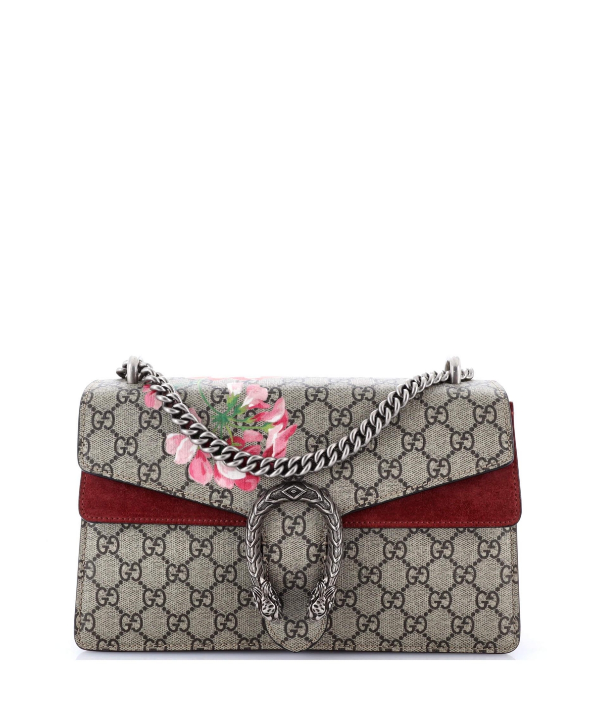Click here for Pre-Owned Gucci Small Dionysus Bag Blooms Print Gg... prices