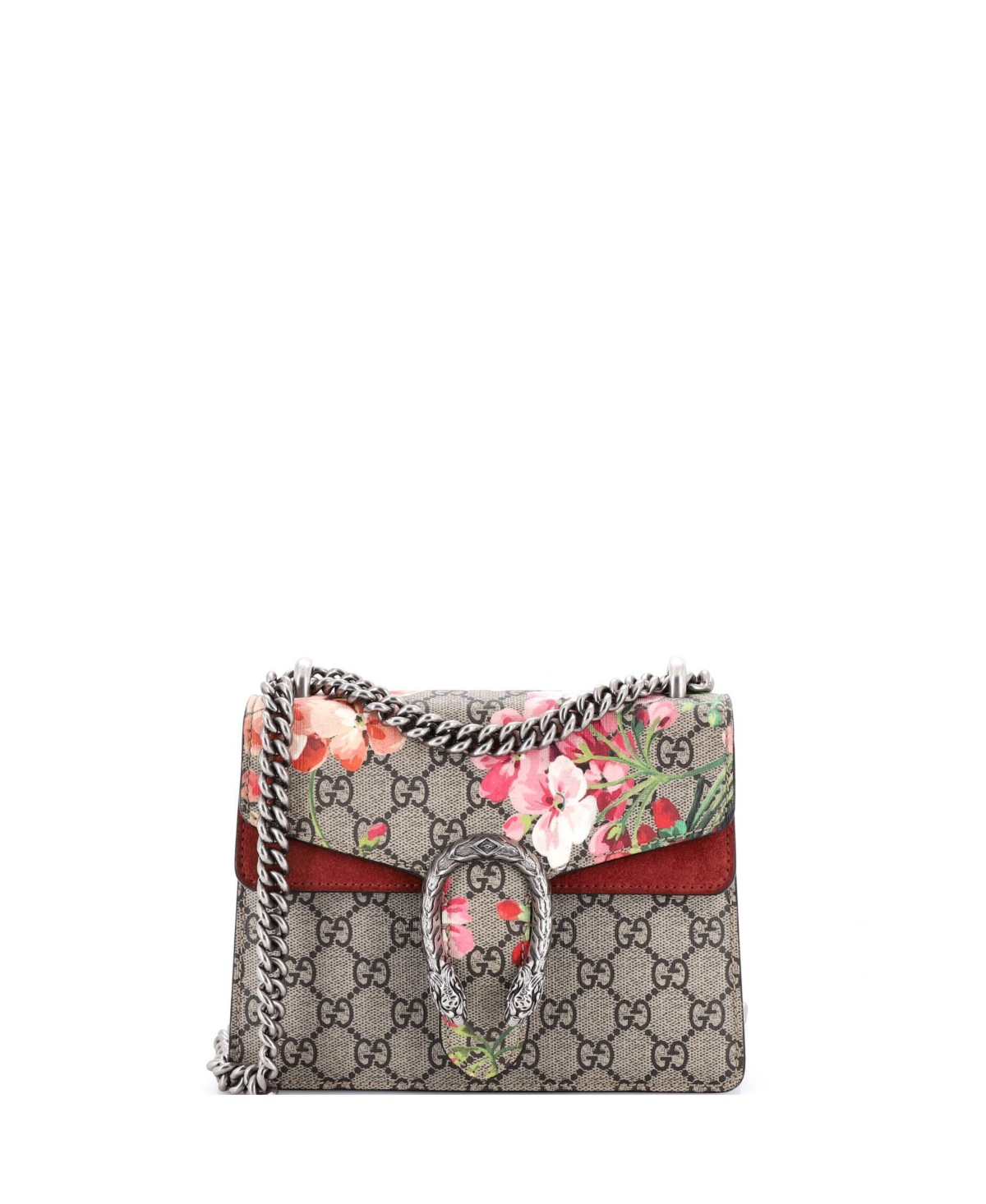 Click here for Pre-Owned Gucci Mini Dionysus Bag Blooms Print Gg... prices