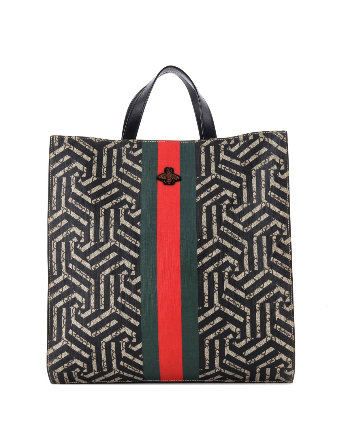 Click here for Pre-Owned Gucci Convertible Soft Open Tote Caleido... prices