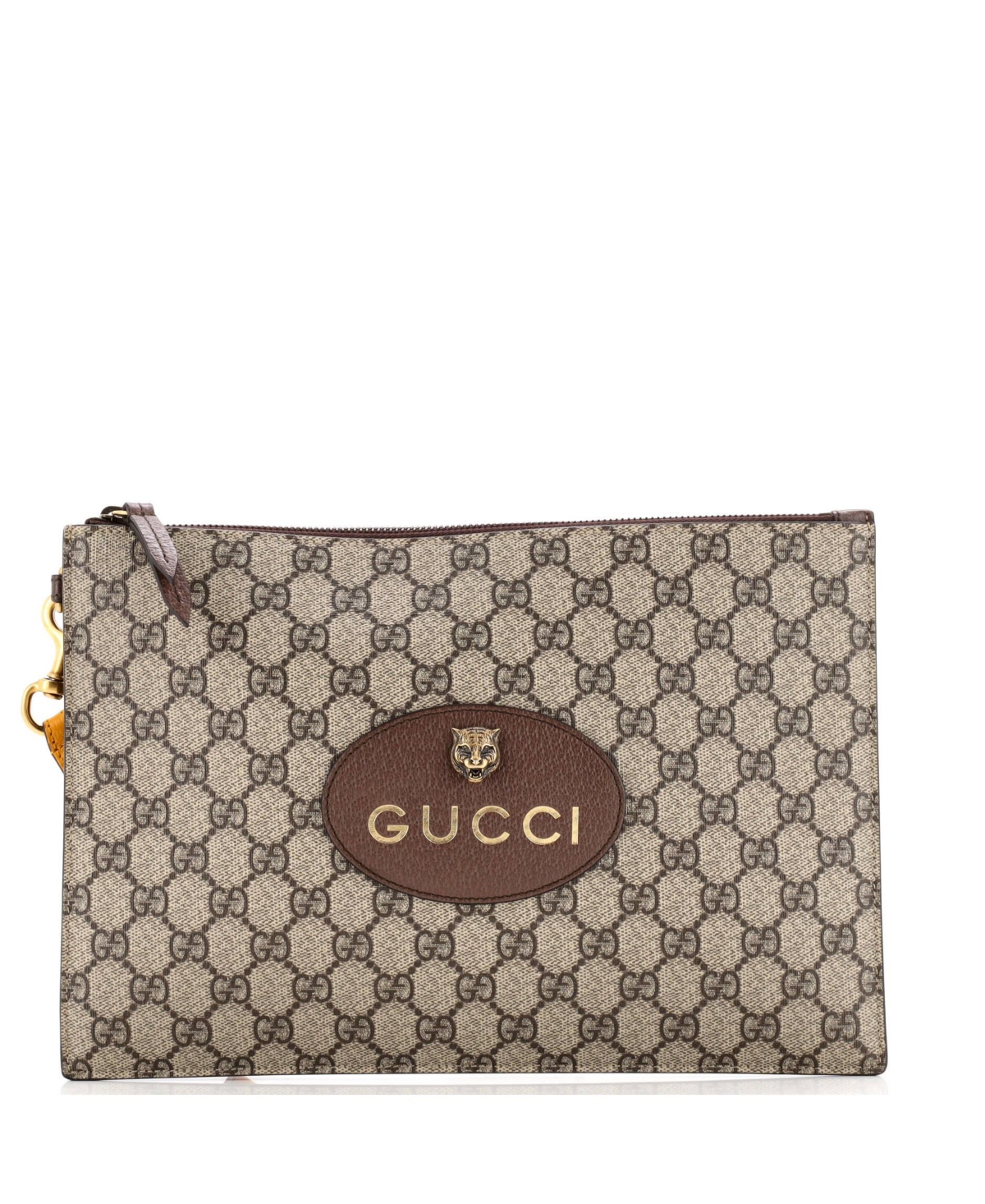 Click here for Pre-Owned Gucci Neo Vintage Wristlet Pouch Gg Coat... prices