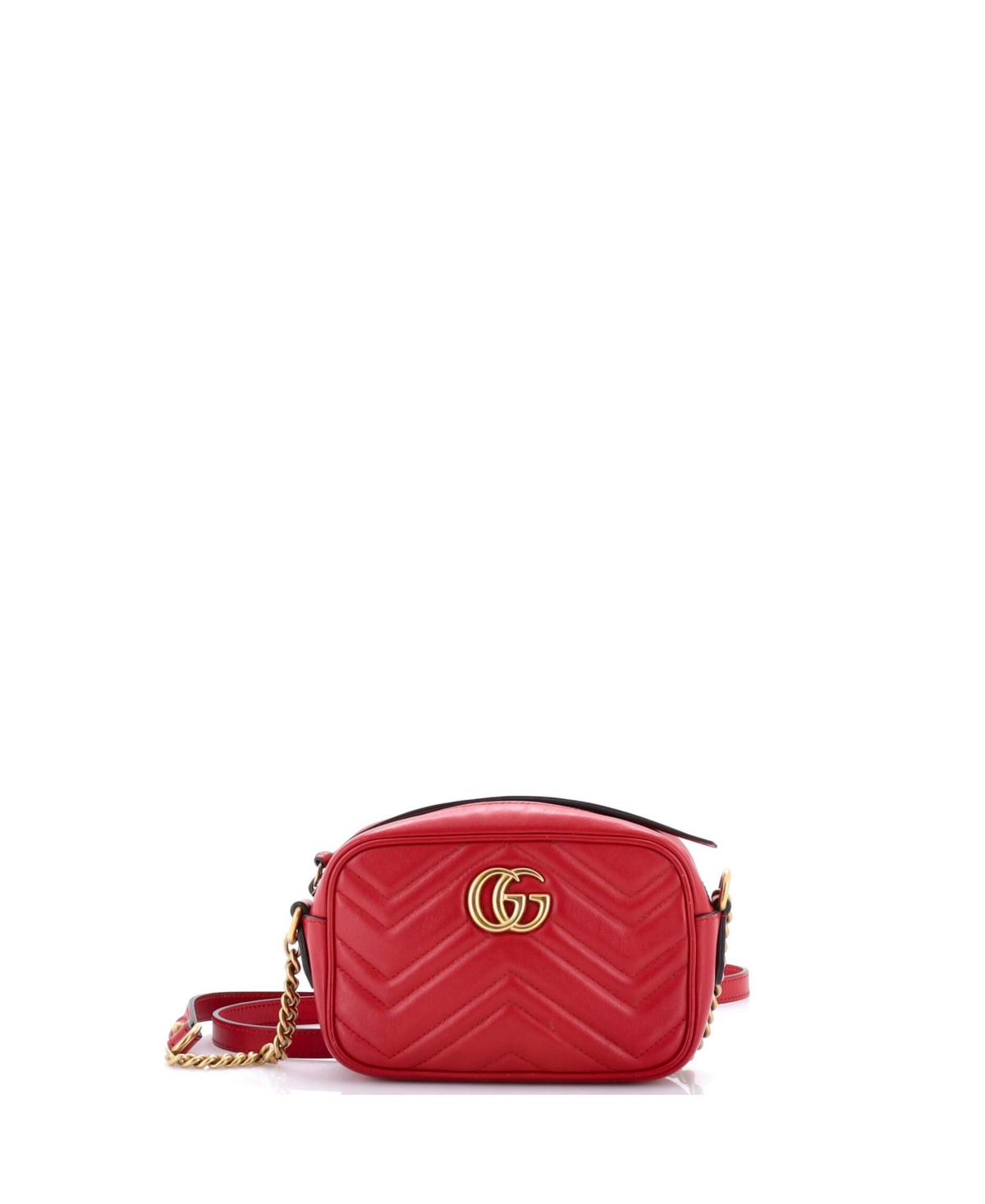 Click here for Pre-Owned Gucci Mini Gg Marmont Shoulder Bag Matel... prices