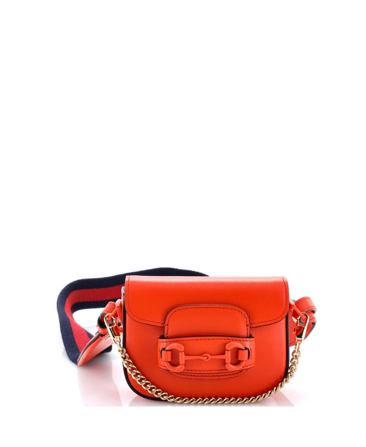 Click here for Pre-Owned Gucci Horsebit 1955 Flap Wallet with Str... prices