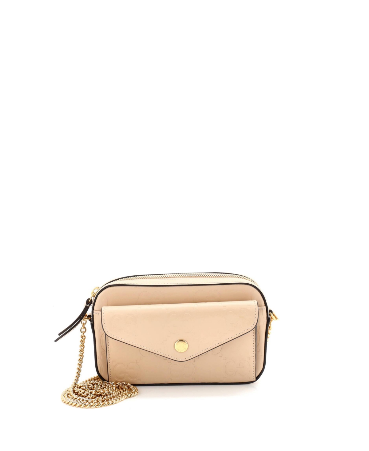Click here for Pre-Owned Gucci Super Mini Front Pocket Chain Shou... prices