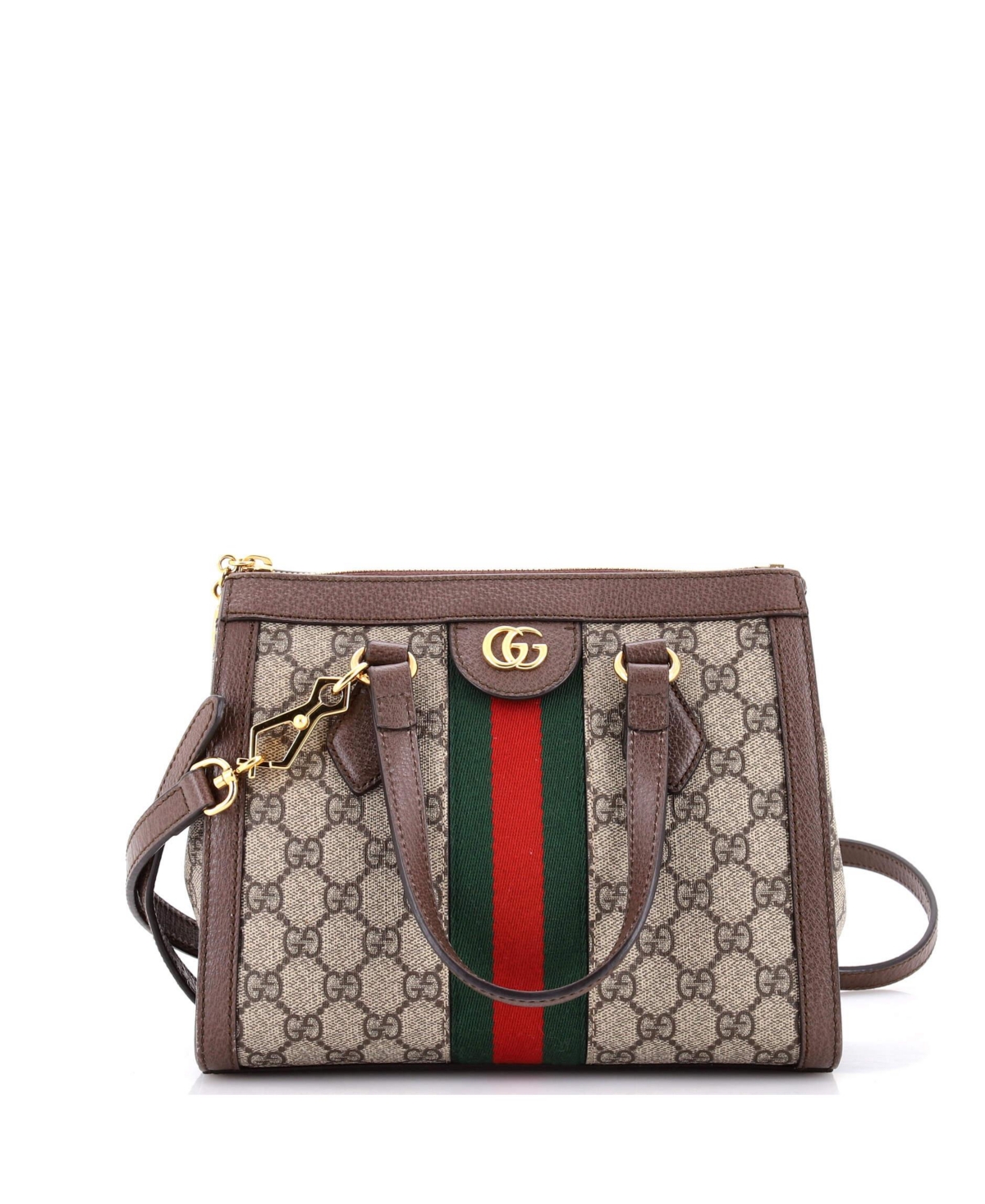 Click here for Pre-Owned Gucci Small Ophidia Top Handle Tote Gg C... prices