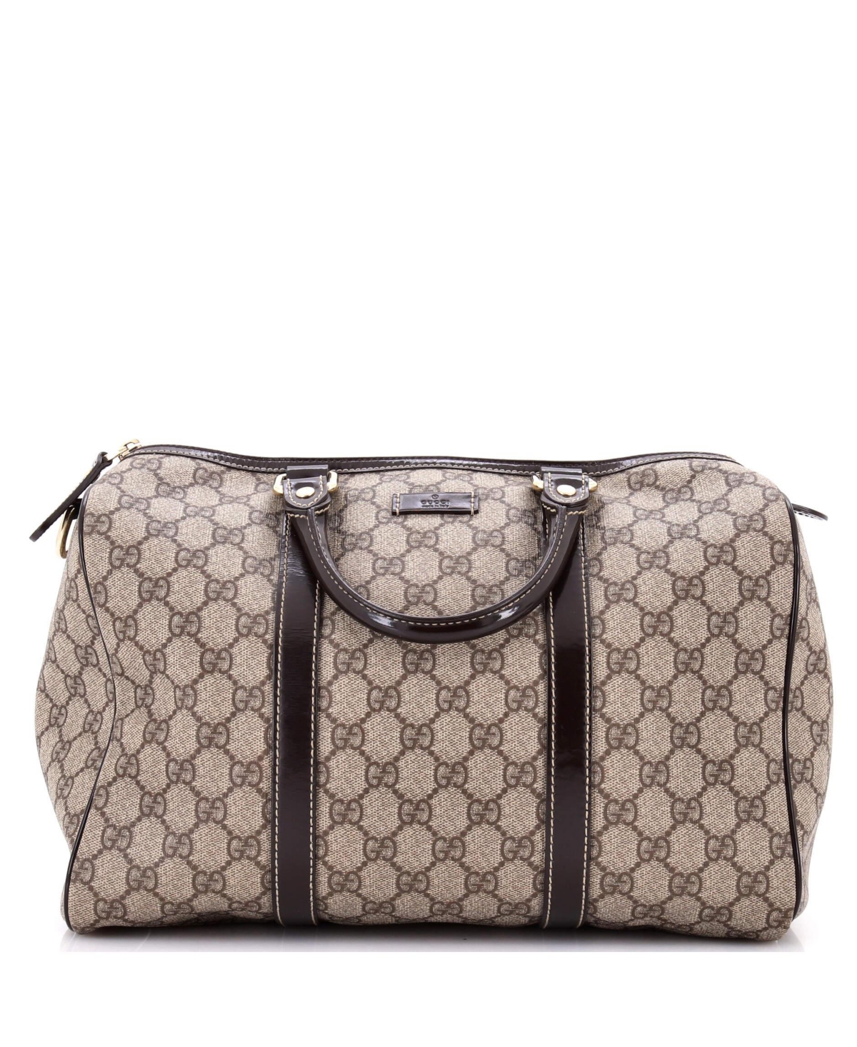 Click here for Pre-Owned Gucci Medium Joy Boston Bag Gg Coated Ca... prices